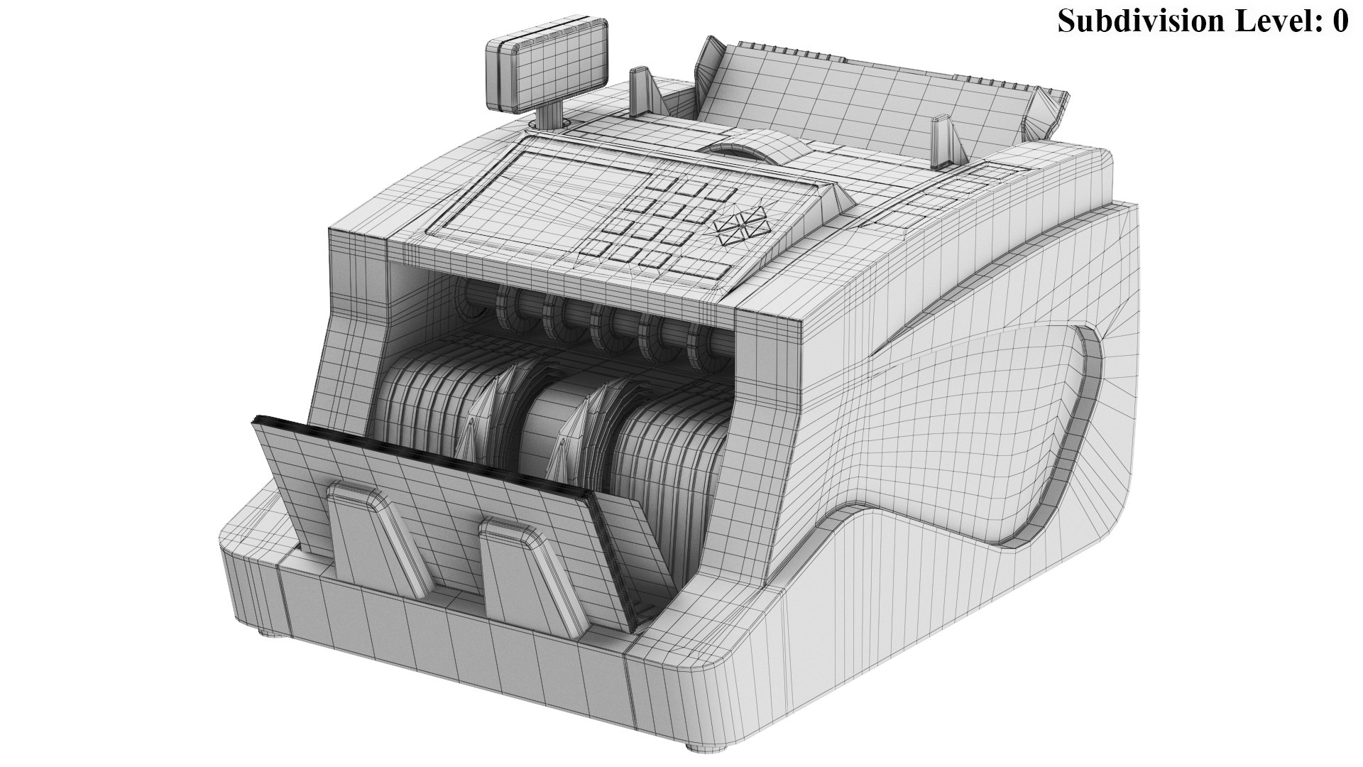 3D Detailed Money Counter Machine Model - TurboSquid 2324822