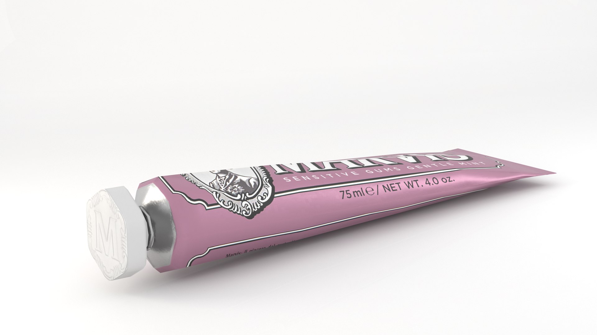 Toothpaste Pink Low-poly 3D Model 3D Model - TurboSquid 2089513