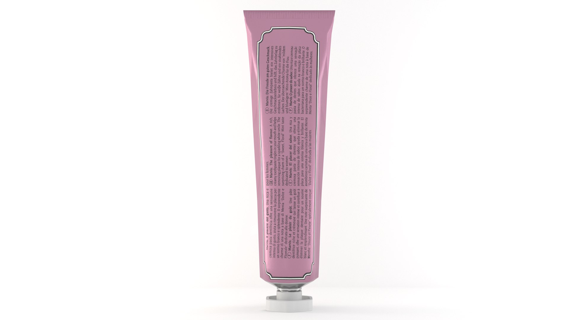 Toothpaste Pink Low-poly 3D Model 3D Model - TurboSquid 2089513