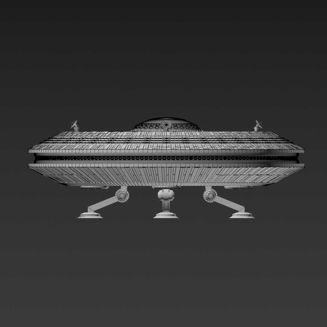 Ufo 3D Model - TurboSquid 989467