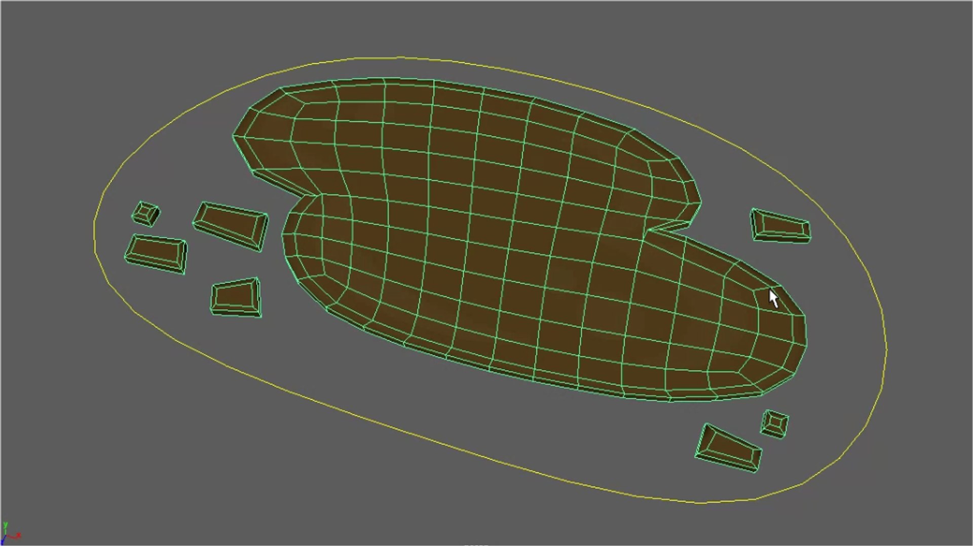 Cartoon Mud Puddle 3D Model - TurboSquid 1644487