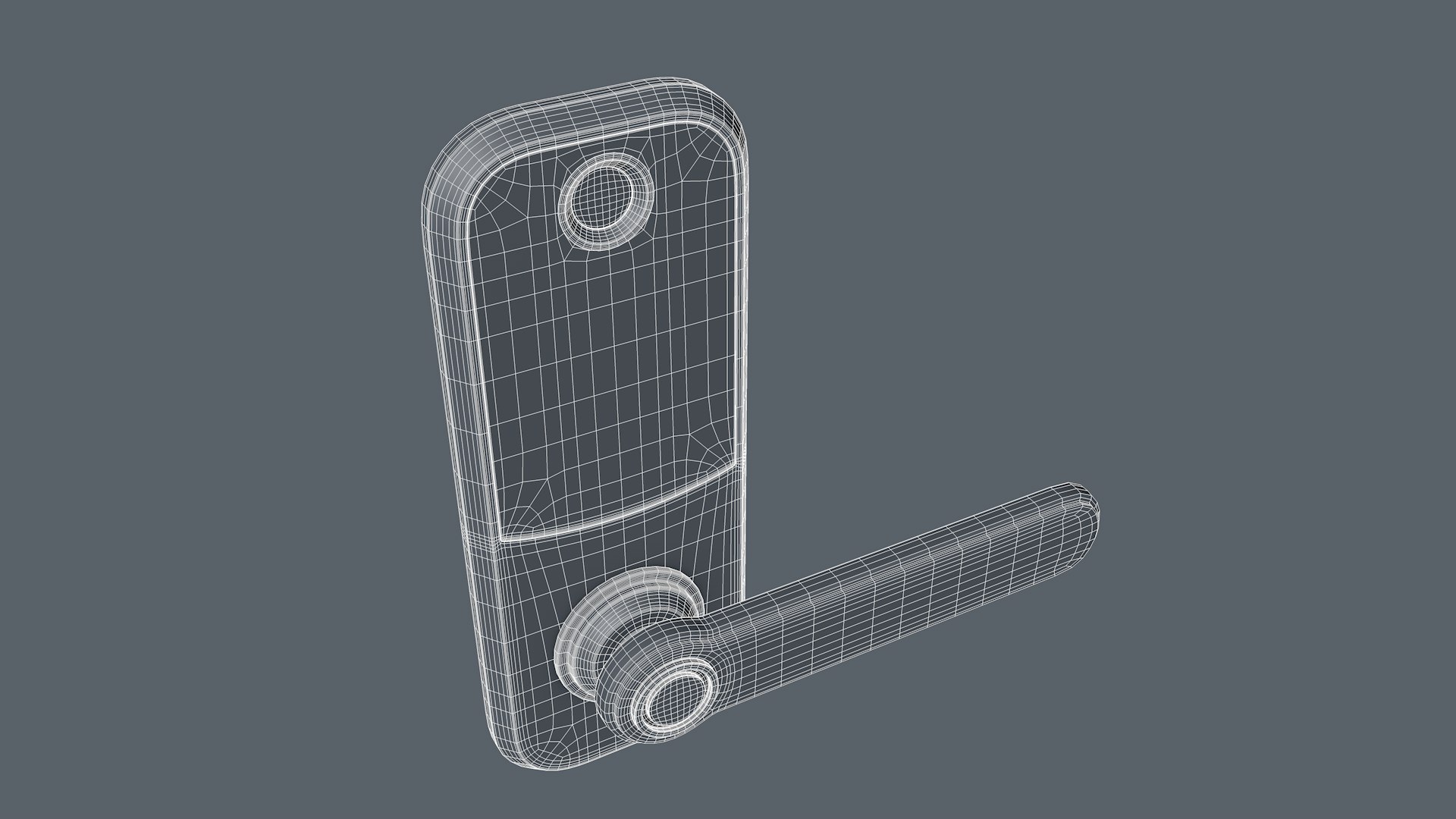 Smart Door Lock 3D - TurboSquid 2042909