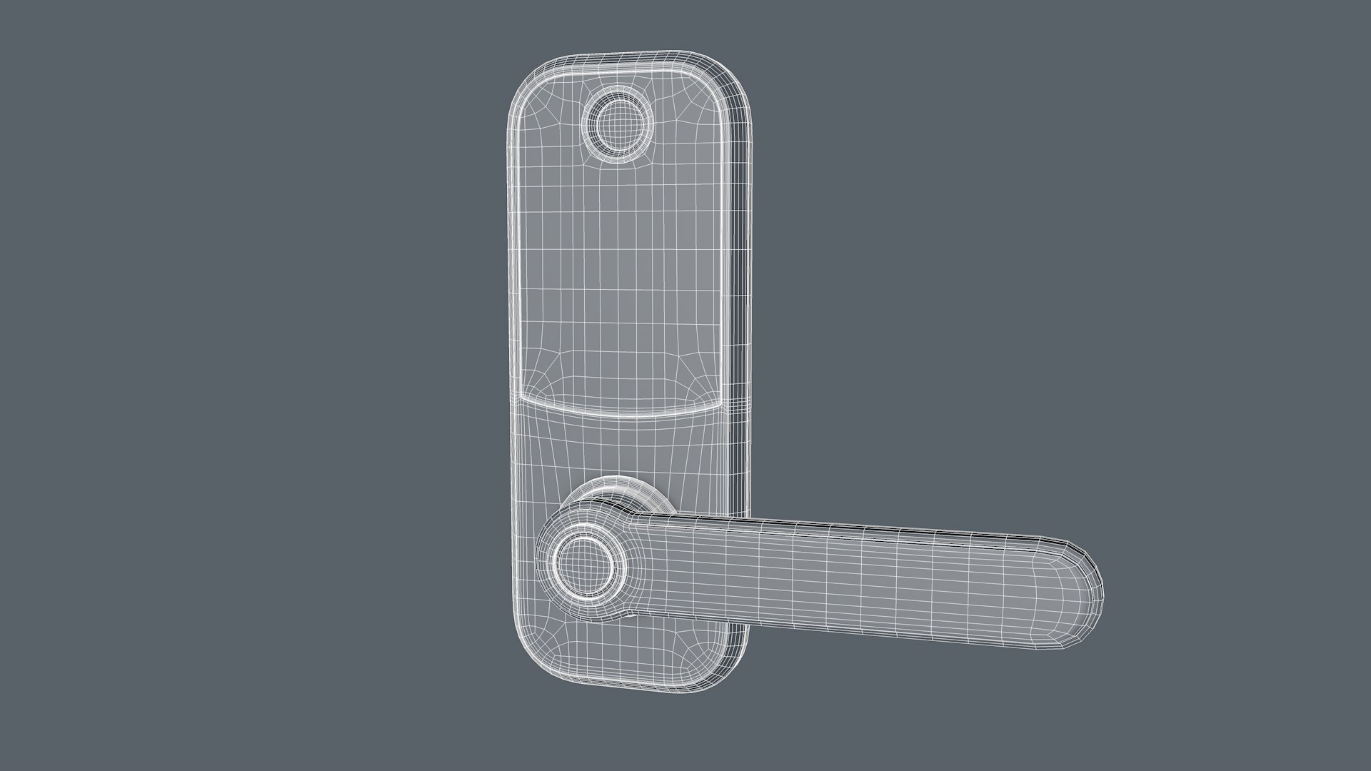 Smart Door Lock 3D - TurboSquid 2042909