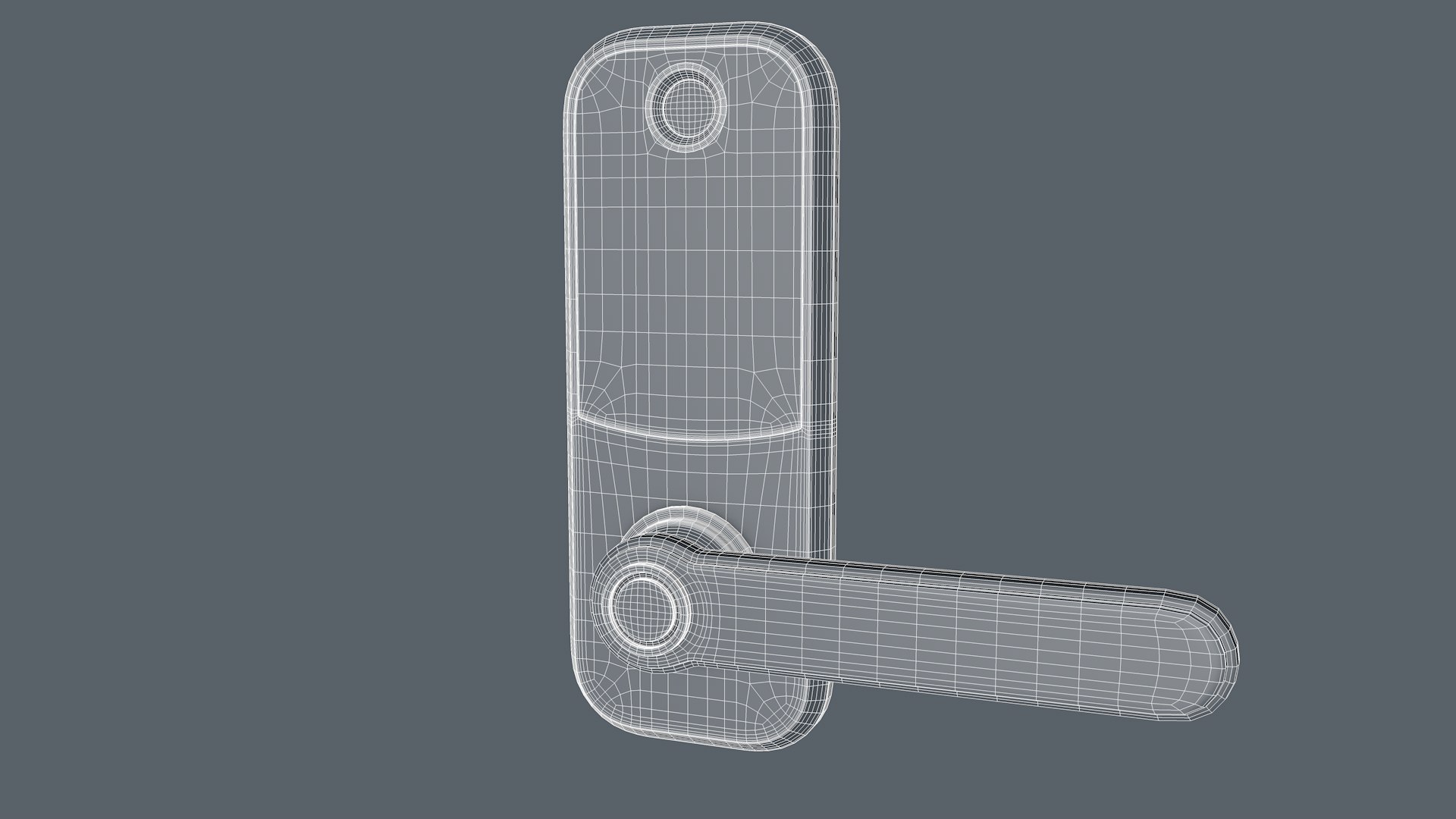 Smart Door Lock 3D - TurboSquid 2042909