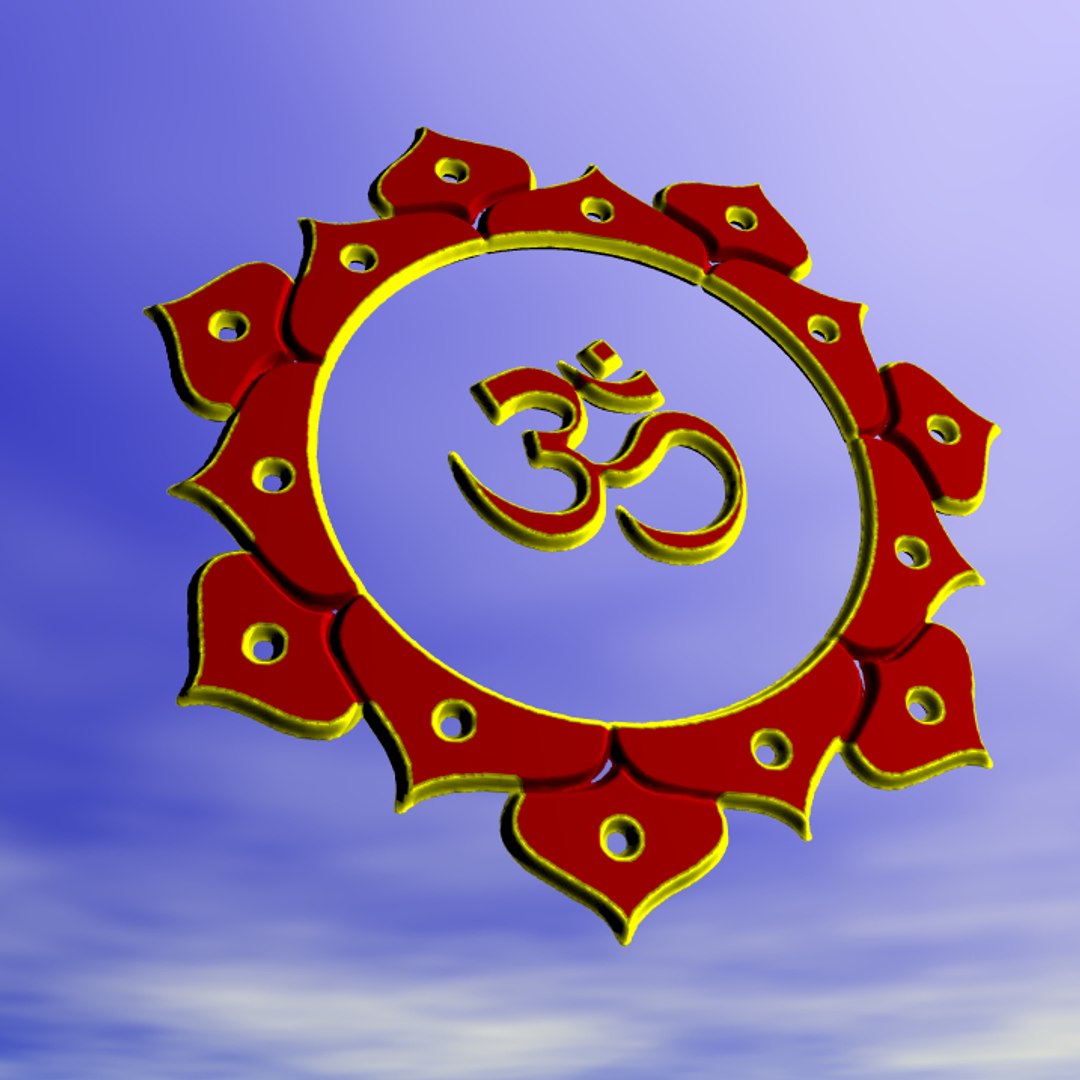Om Symbol 3D - TurboSquid 1468806