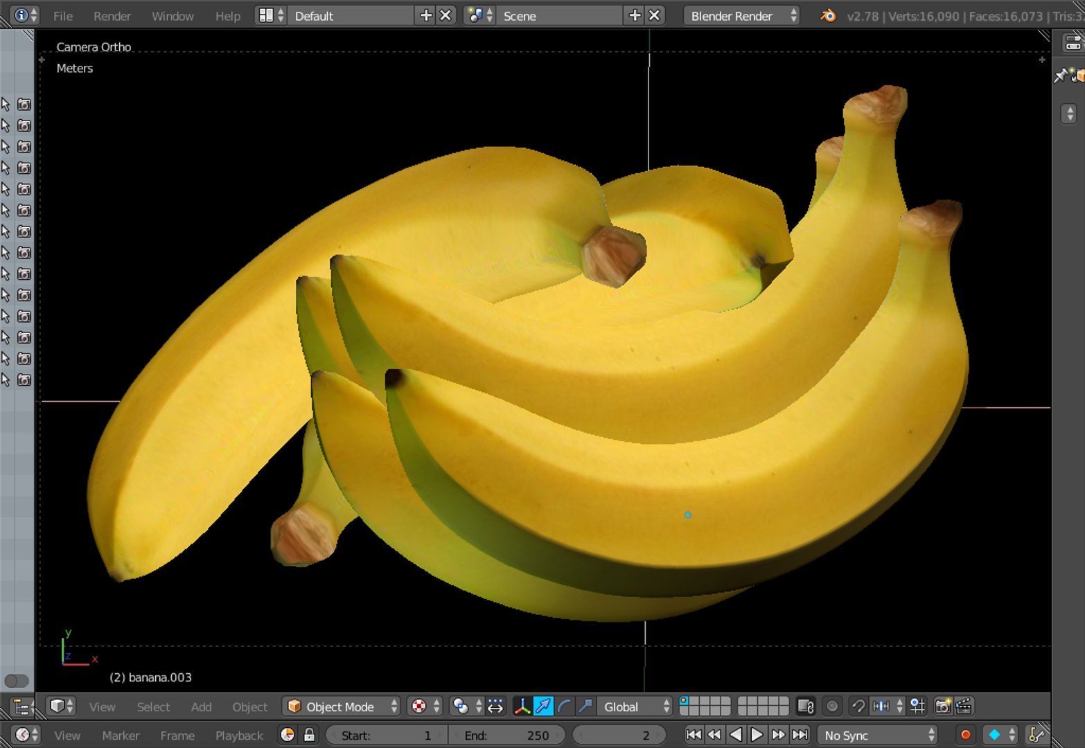 Bananas Model - TurboSquid 1247108