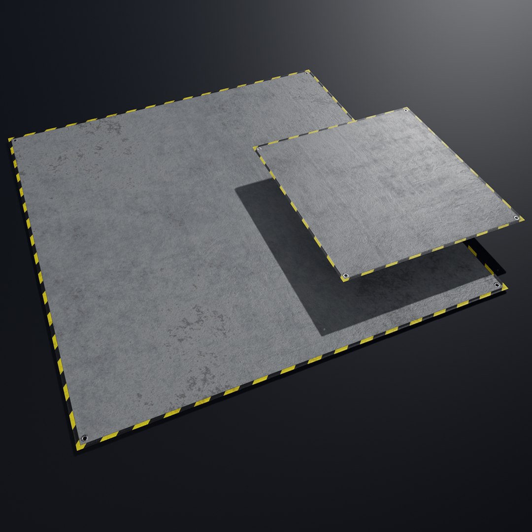 3D Model Tarp Gray PBR - TurboSquid 1300418