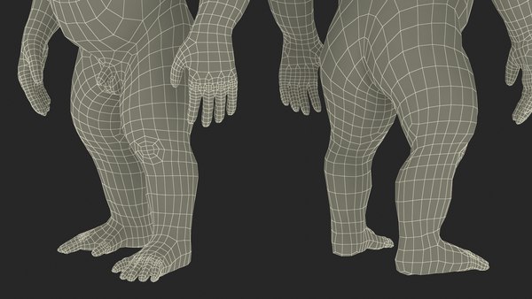 modelo 3d El gran simio Gigantopithecus en posición de pie - TurboSquid ...
