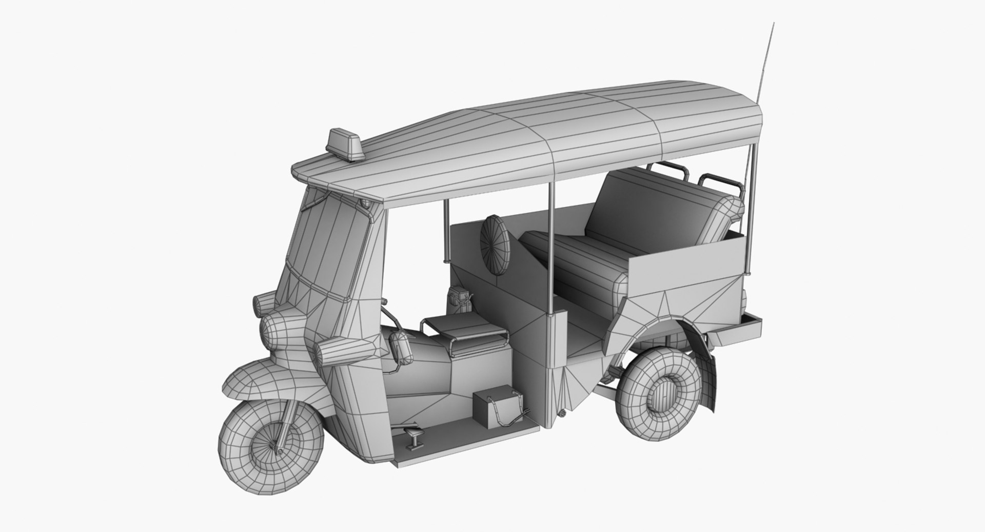 Tuk-tuk 3D Model - TurboSquid 1327506