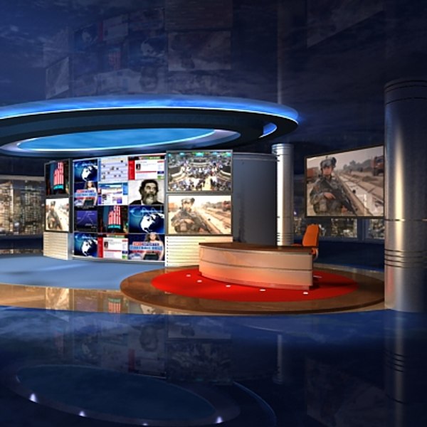 tv news studio max