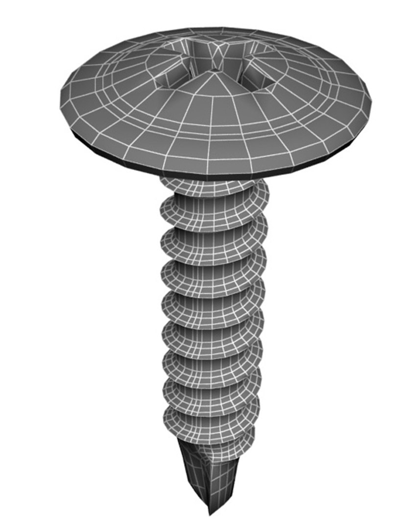 3D Model Screw Tool Hardware - TurboSquid 1436677
