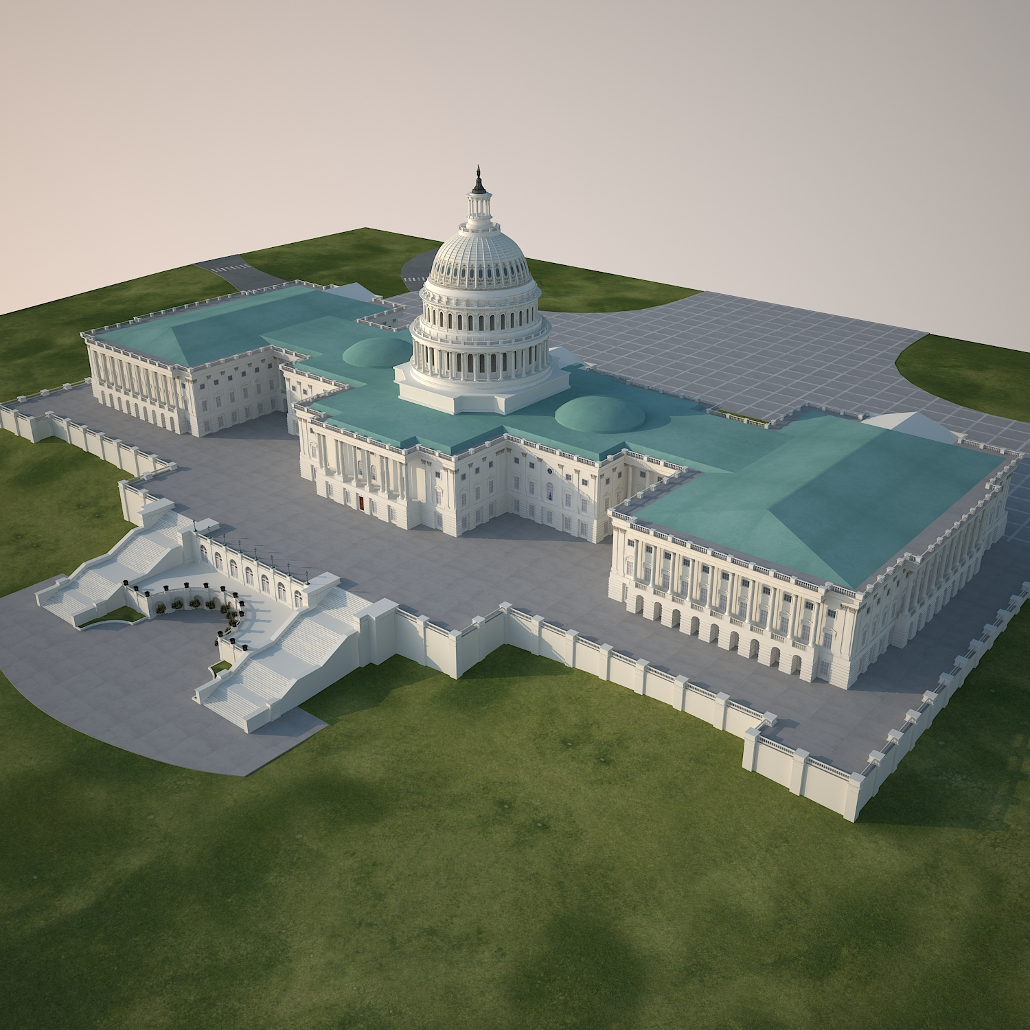 3d washington capitol monument