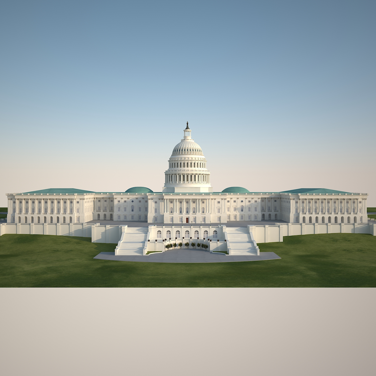3d washington capitol monument
