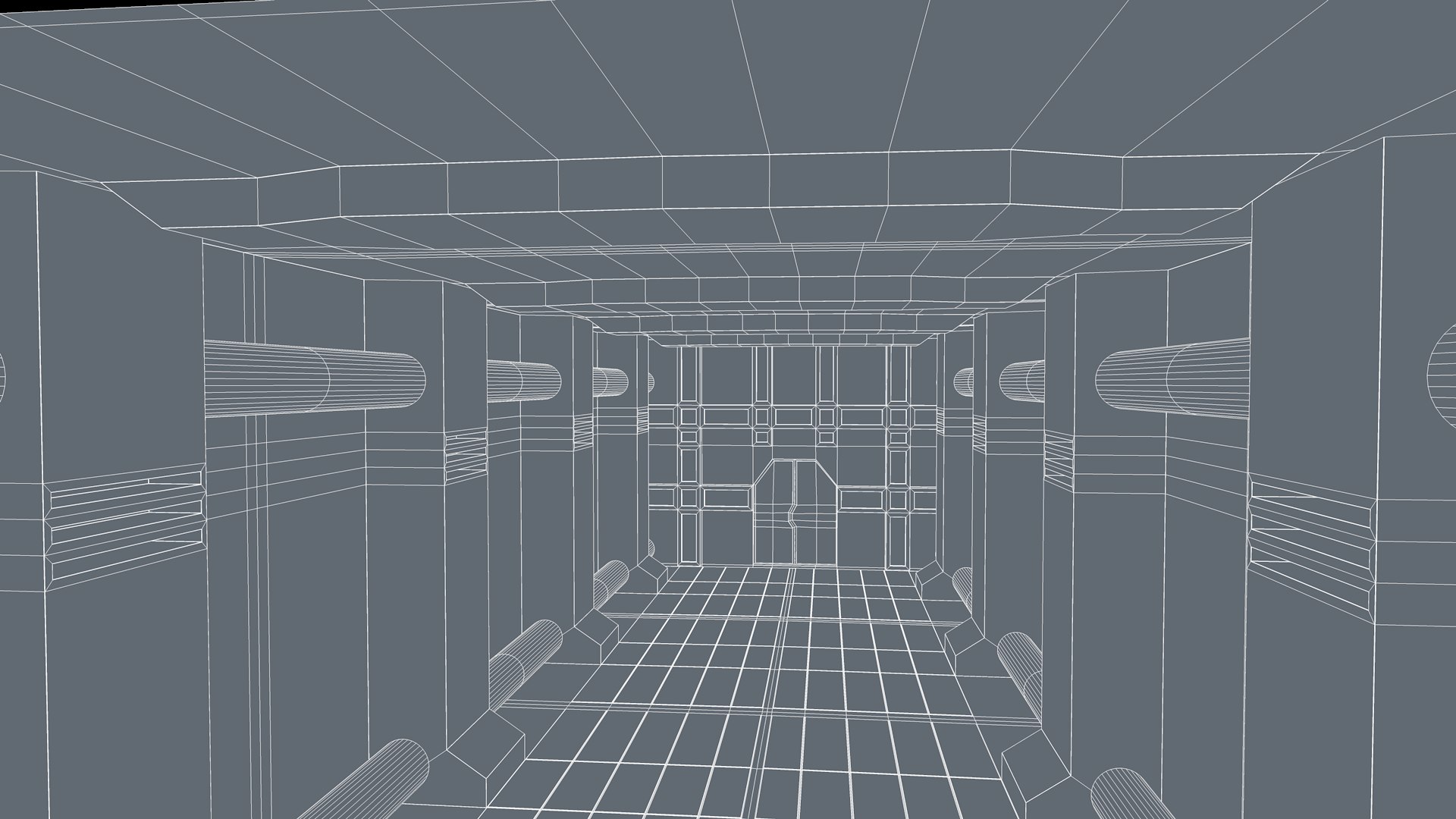 Hallway Interior 3D Model - TurboSquid 2326938