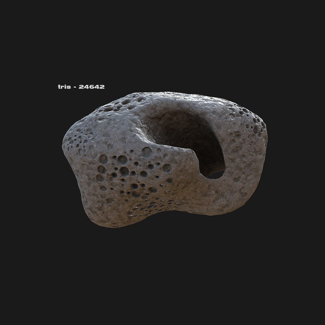 Pack Asteroid 3d Model