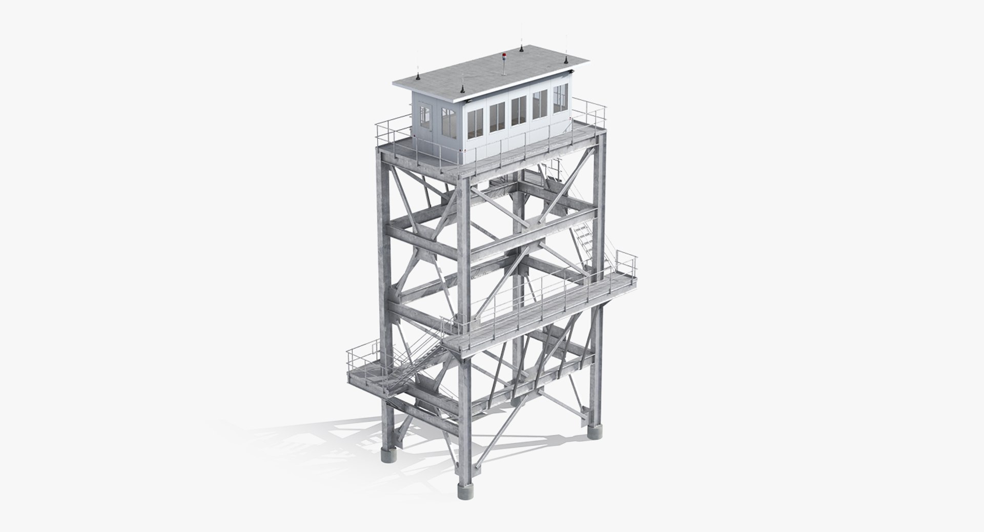 3D Observation Tower - TurboSquid 1421397