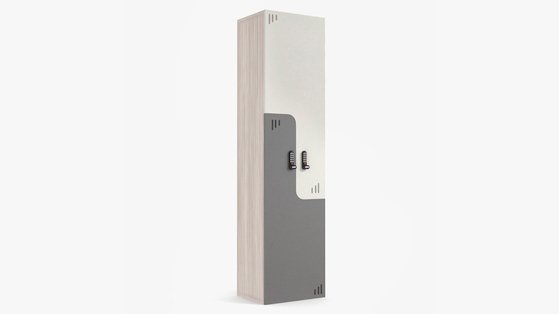 3D Wooden Locker With Electronic Lock - TurboSquid 2189634