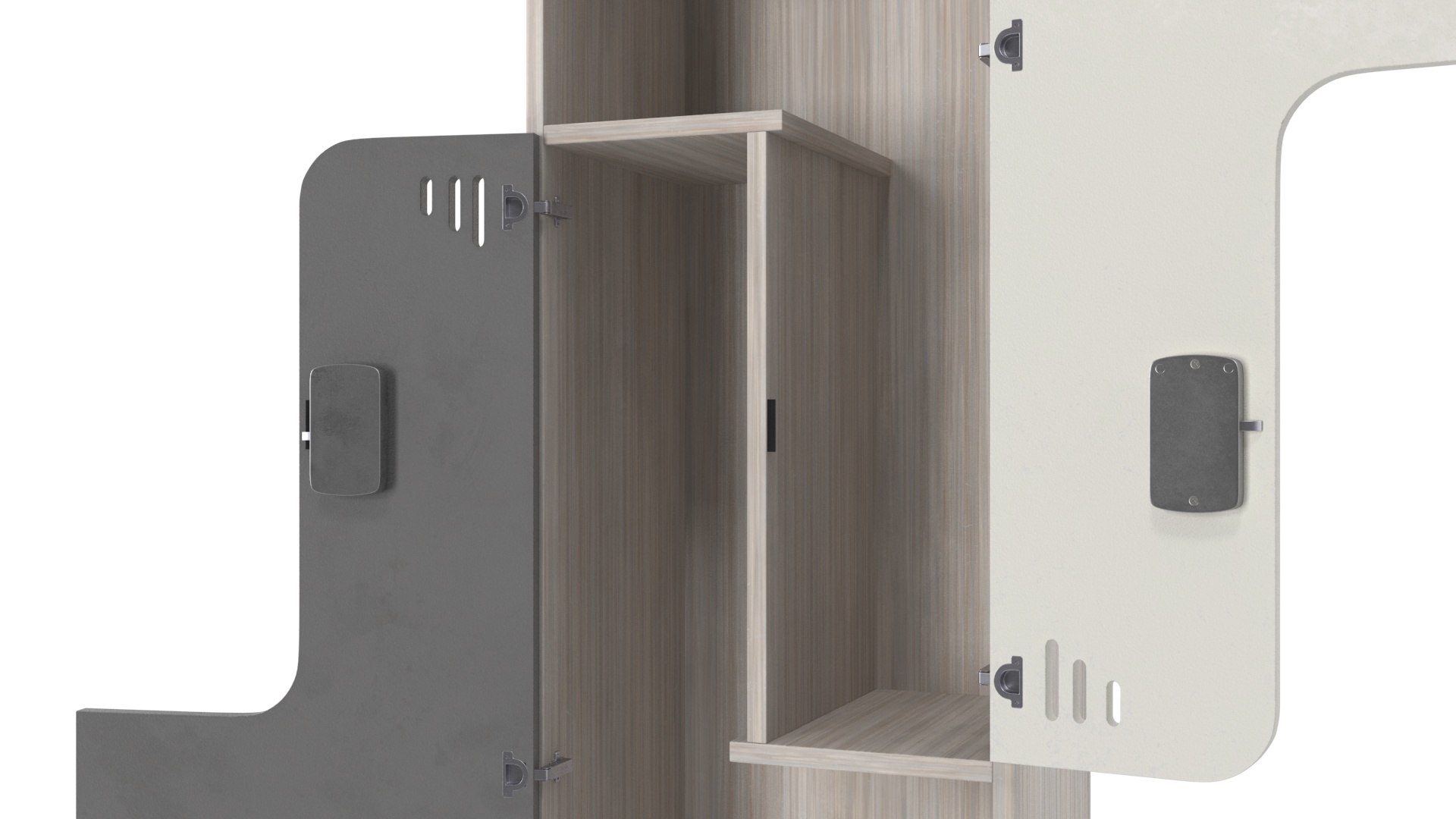 3D Wooden Locker With Electronic Lock - TurboSquid 2189634