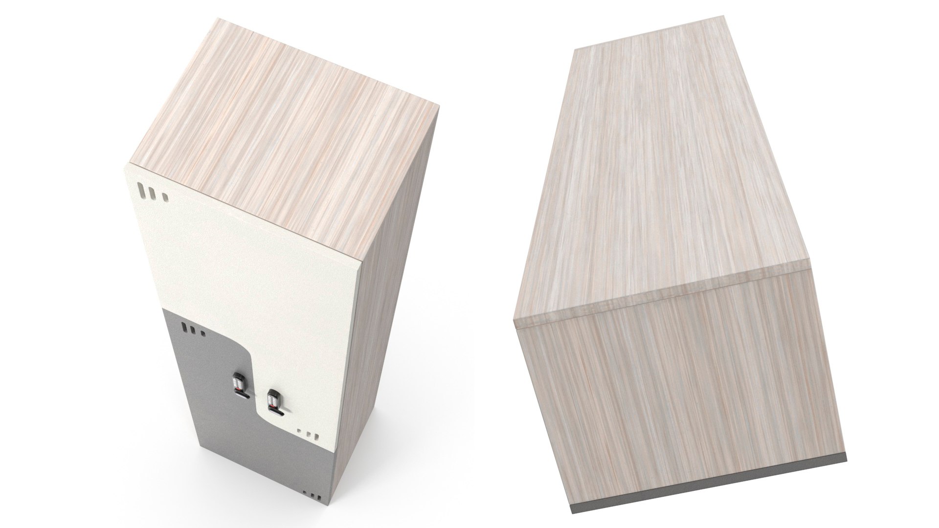 3D Wooden Locker With Electronic Lock - TurboSquid 2189634