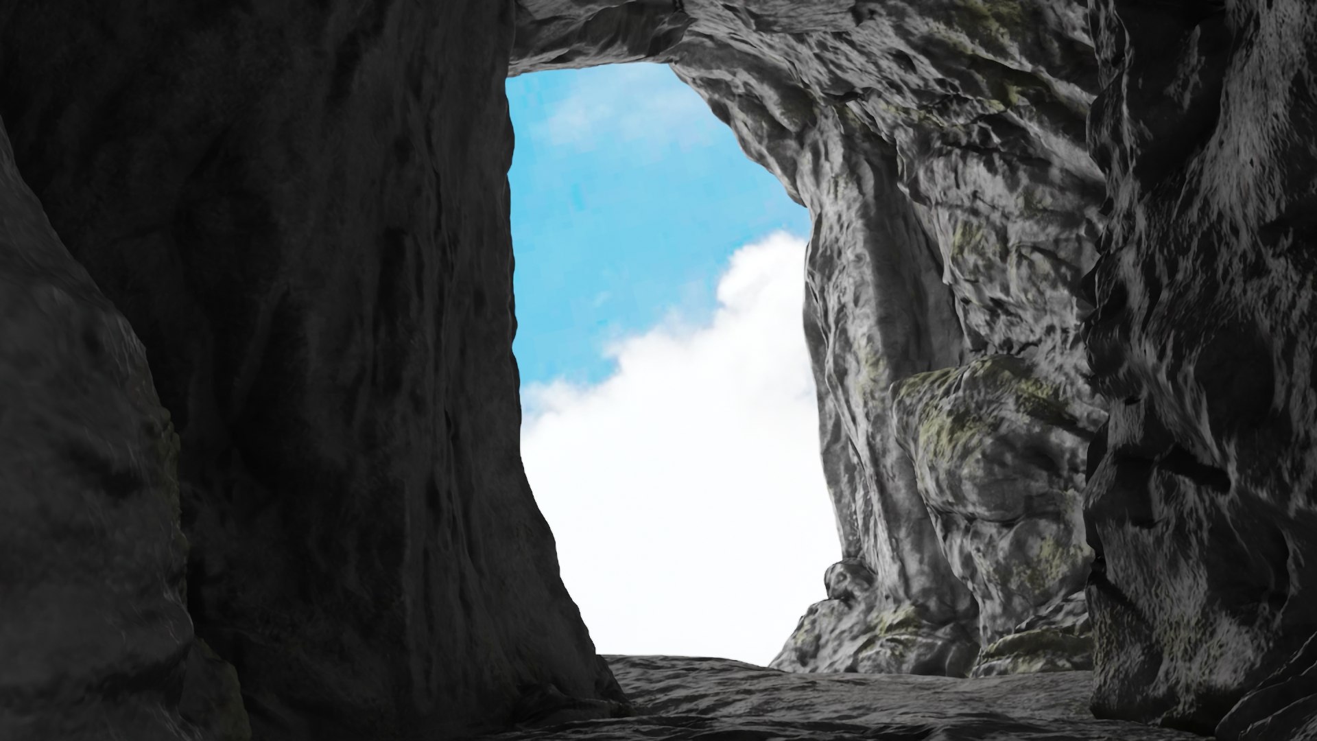 Realistic Cave Tunnel 3D Model - TurboSquid 2293472