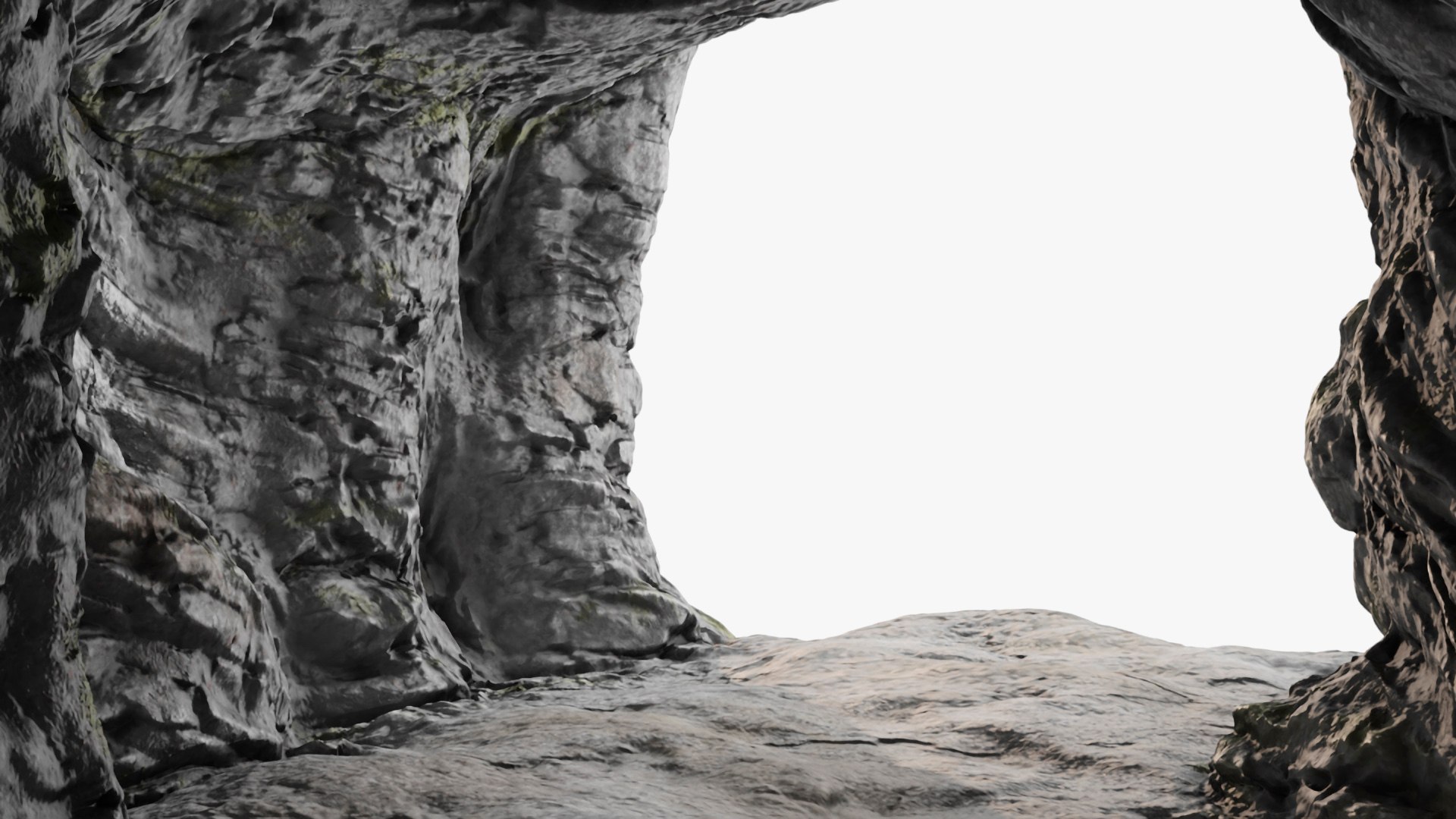 Realistic Cave Tunnel 3D Model - TurboSquid 2293472