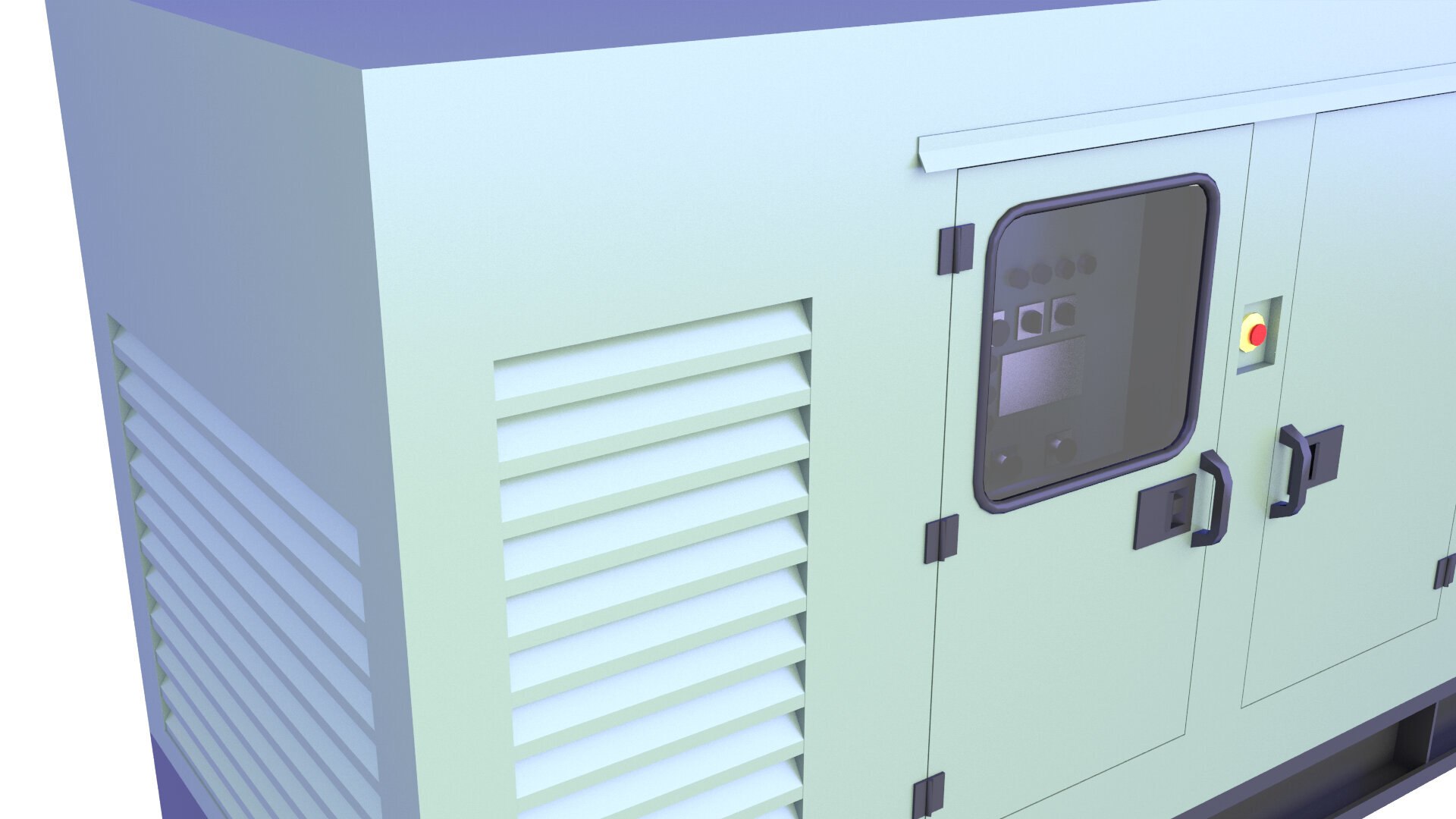 3D Diesel Generator Low Poly 18 Model - TurboSquid 2096789