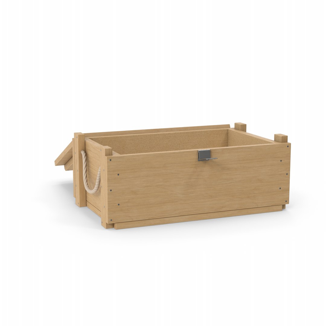 Wooden Crate Opened 3D - TurboSquid 2200773