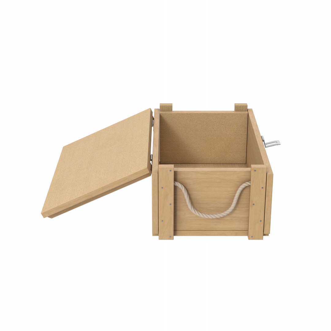 Wooden Crate Opened 3D - TurboSquid 2200773