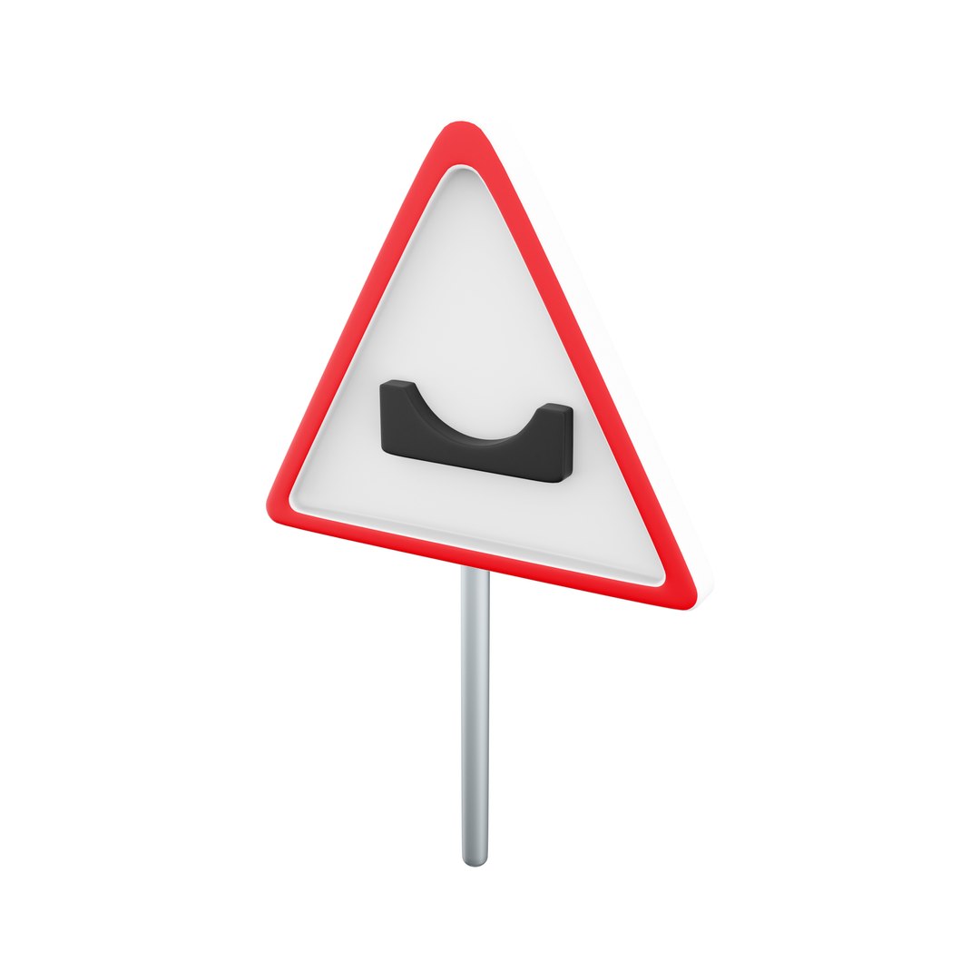 3D Model 3d Pothole On The Road Icon - TurboSquid 2018120