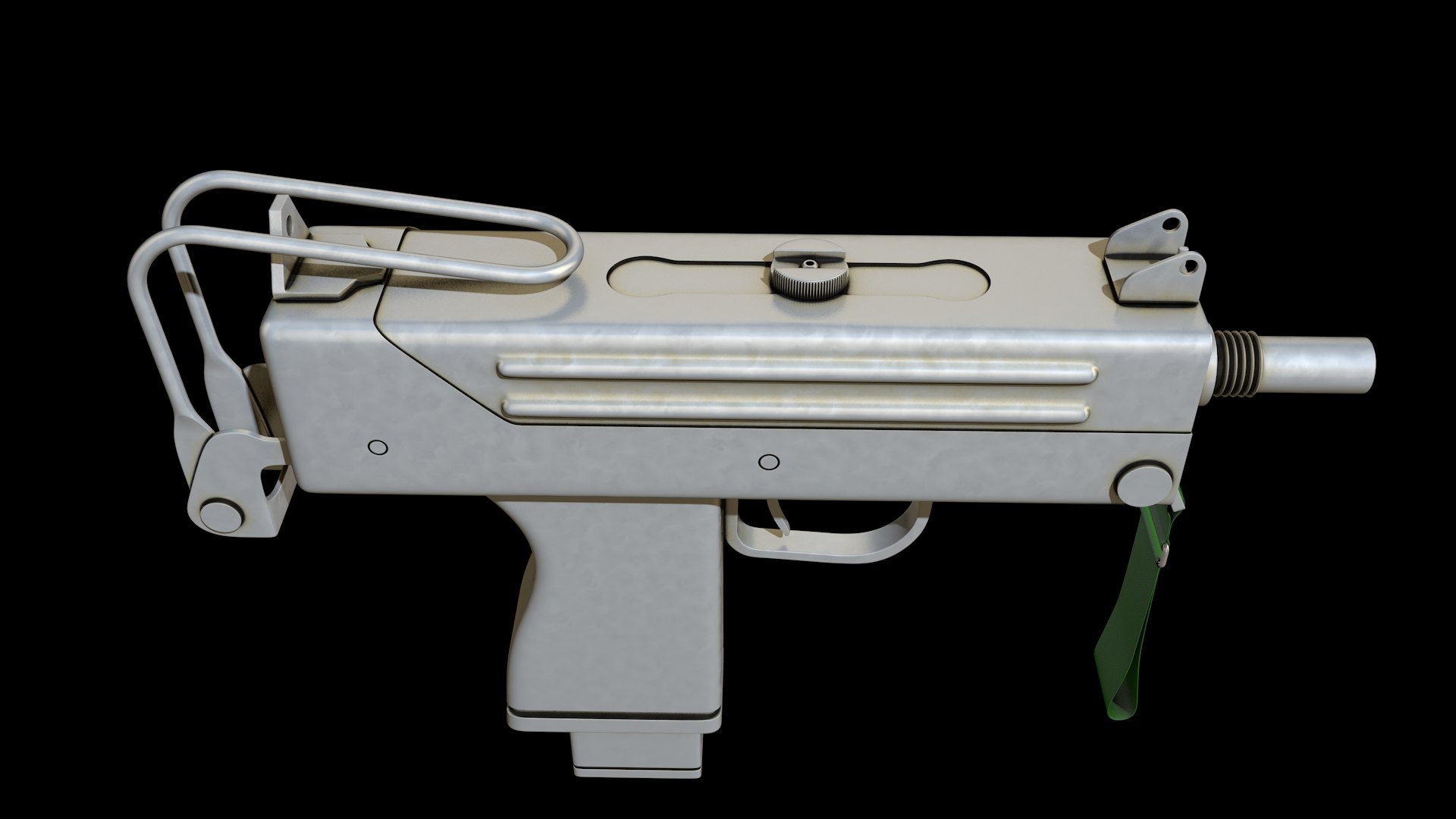 Submachine gun model - TurboSquid 1386841