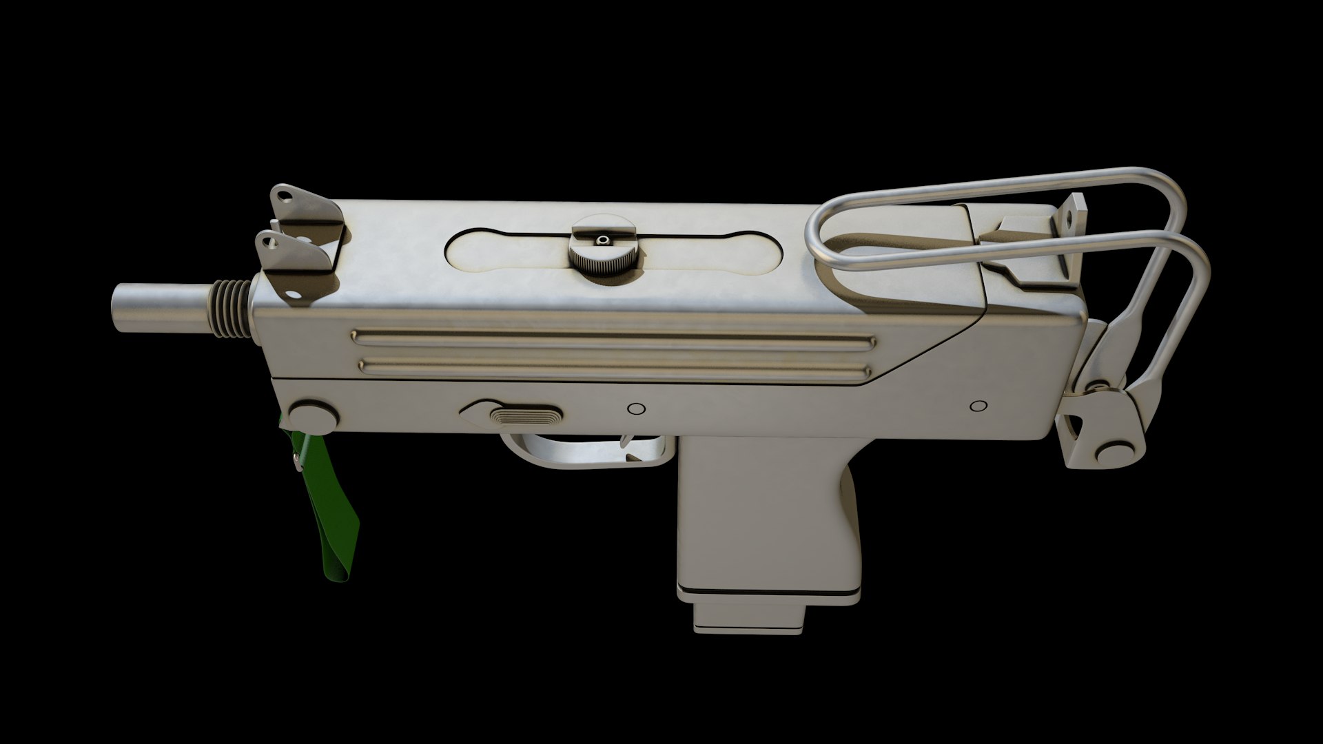 Submachine gun model - TurboSquid 1386841