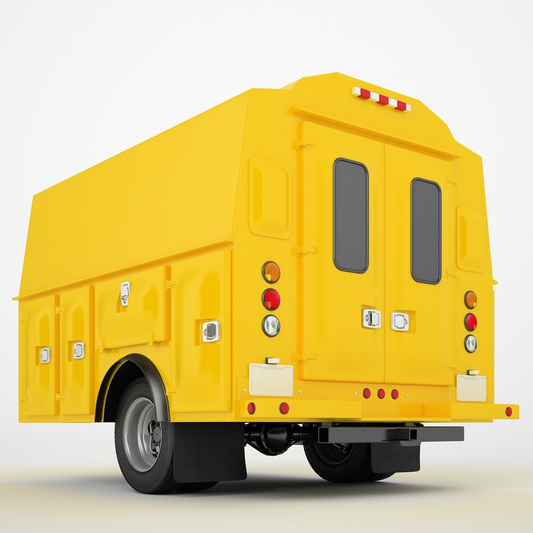 Service Truck Cabin 02 3D - TurboSquid 1763354