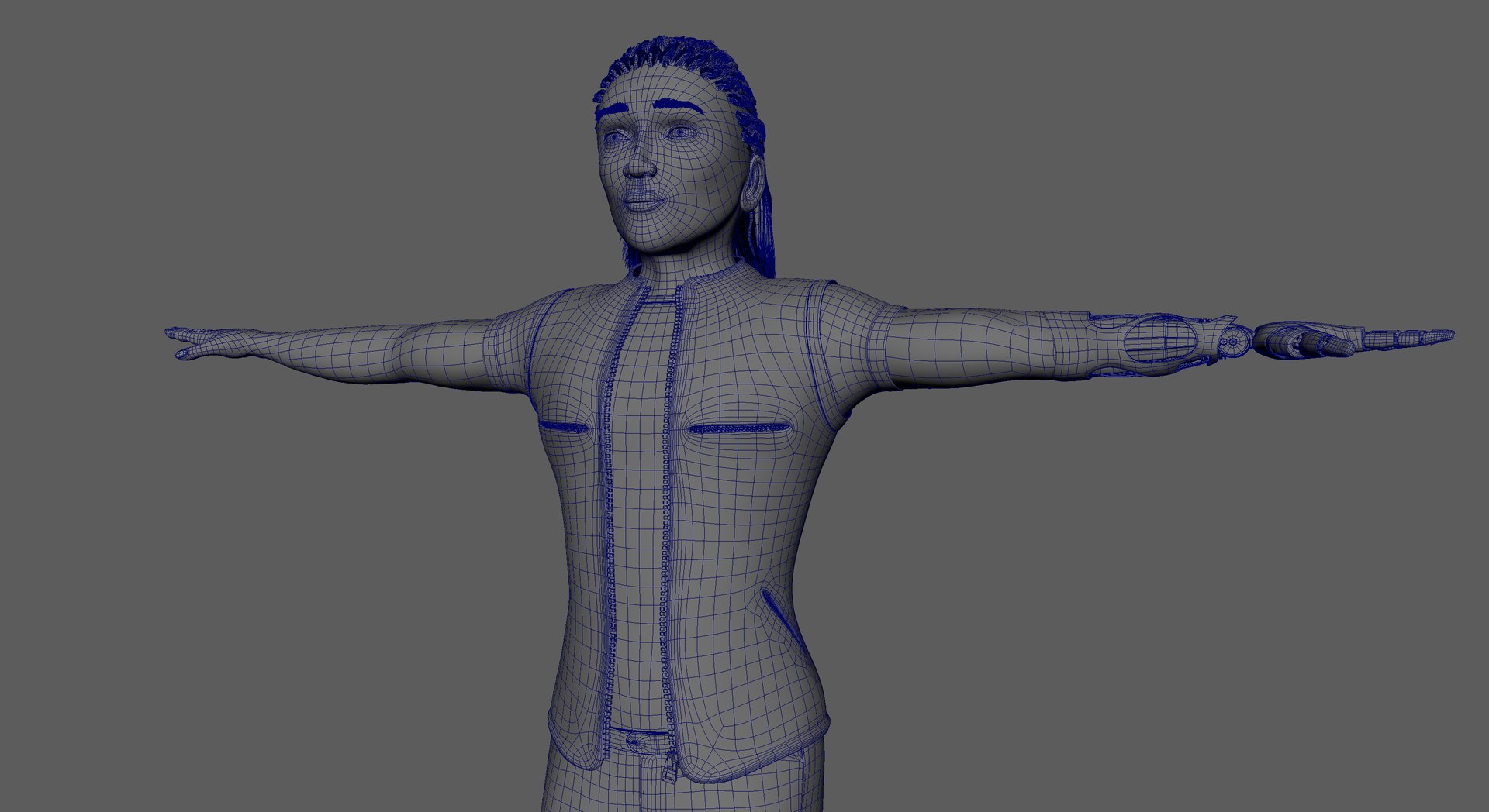 Semi-Realistic Fighter Character With Rig 3D - TurboSquid 2300105