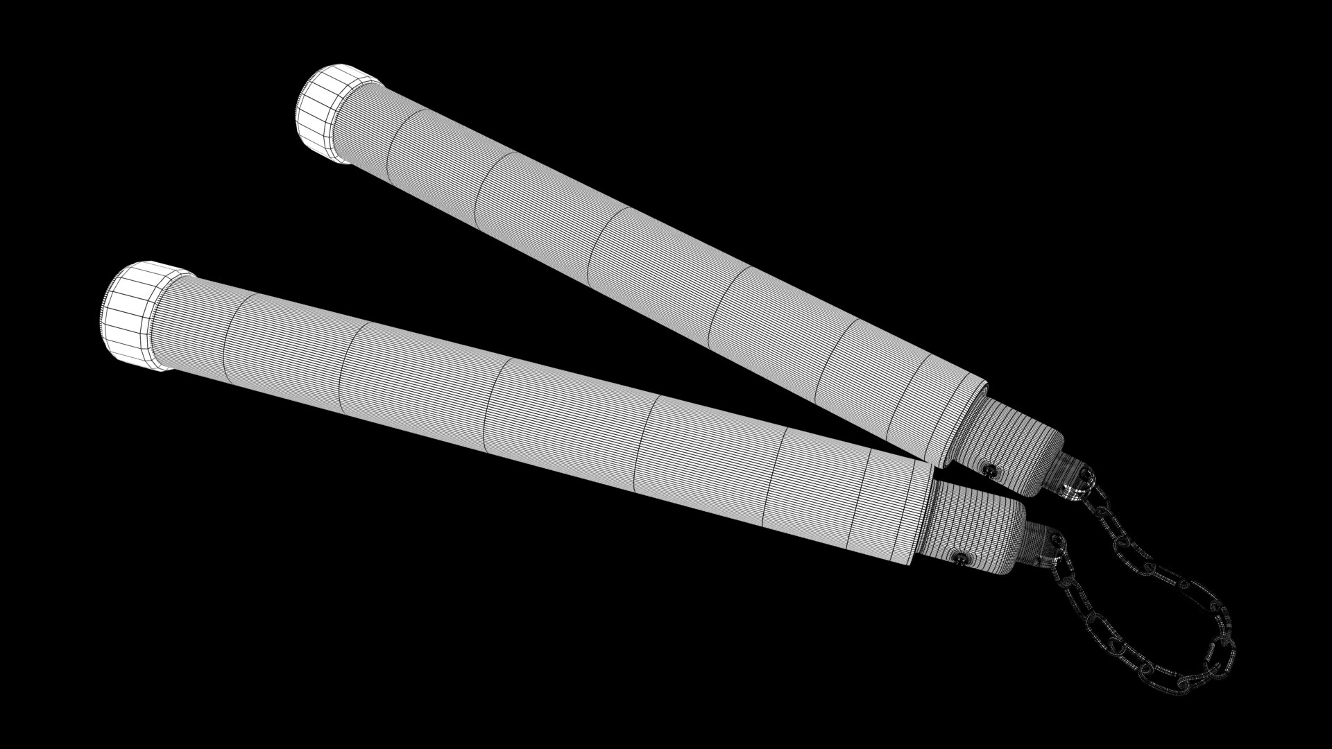Nunchucks Model - TurboSquid 1969326
