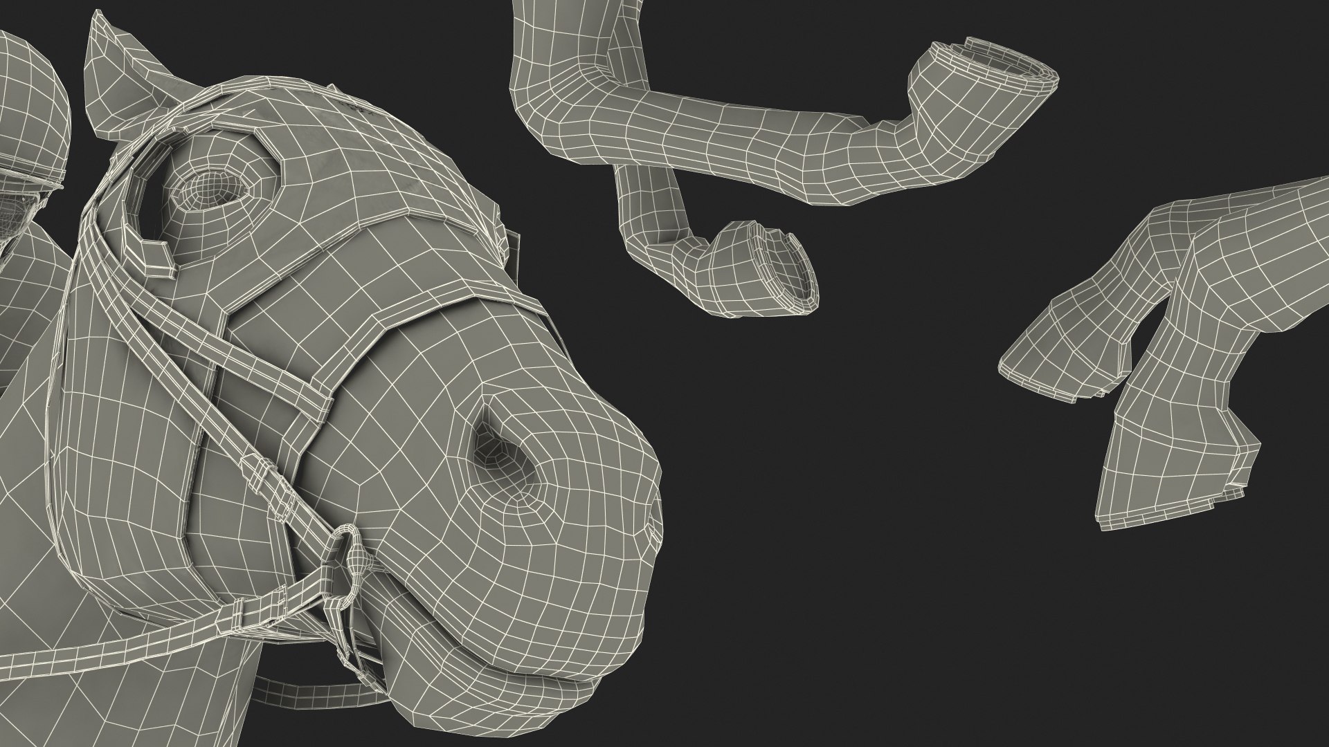 3D Model Gallop Black Racing Horse - TurboSquid 1465404