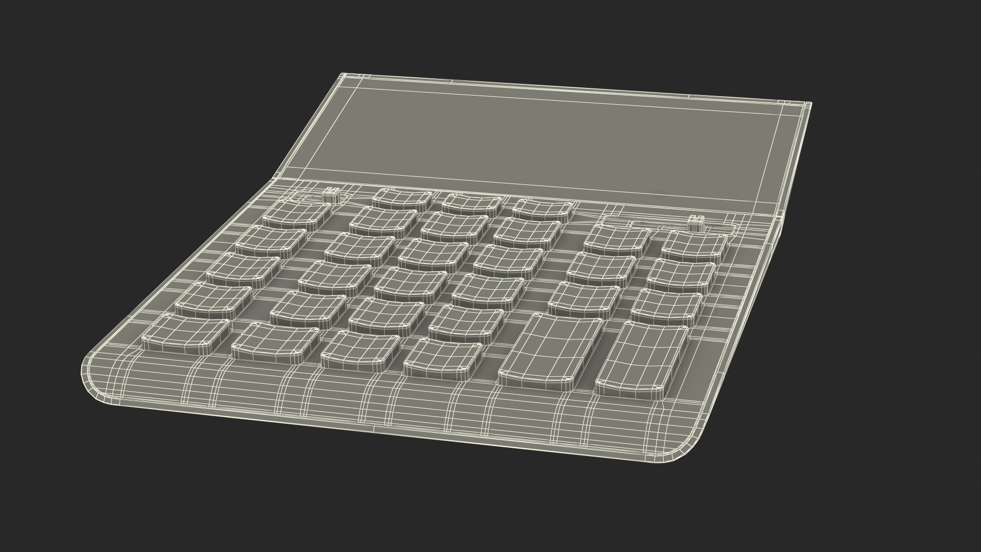 Grey Calculator Generic Model - TurboSquid 1467734