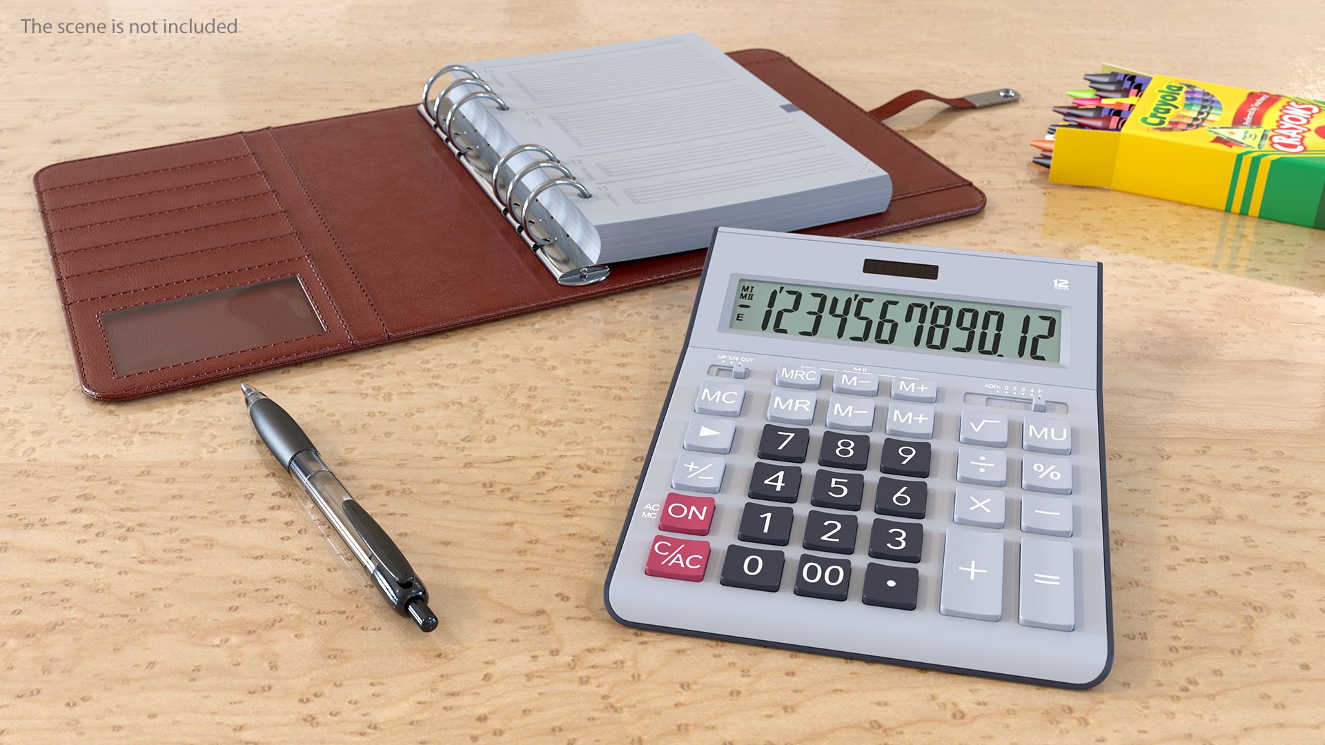 Grey Calculator Generic Model - TurboSquid 1467734