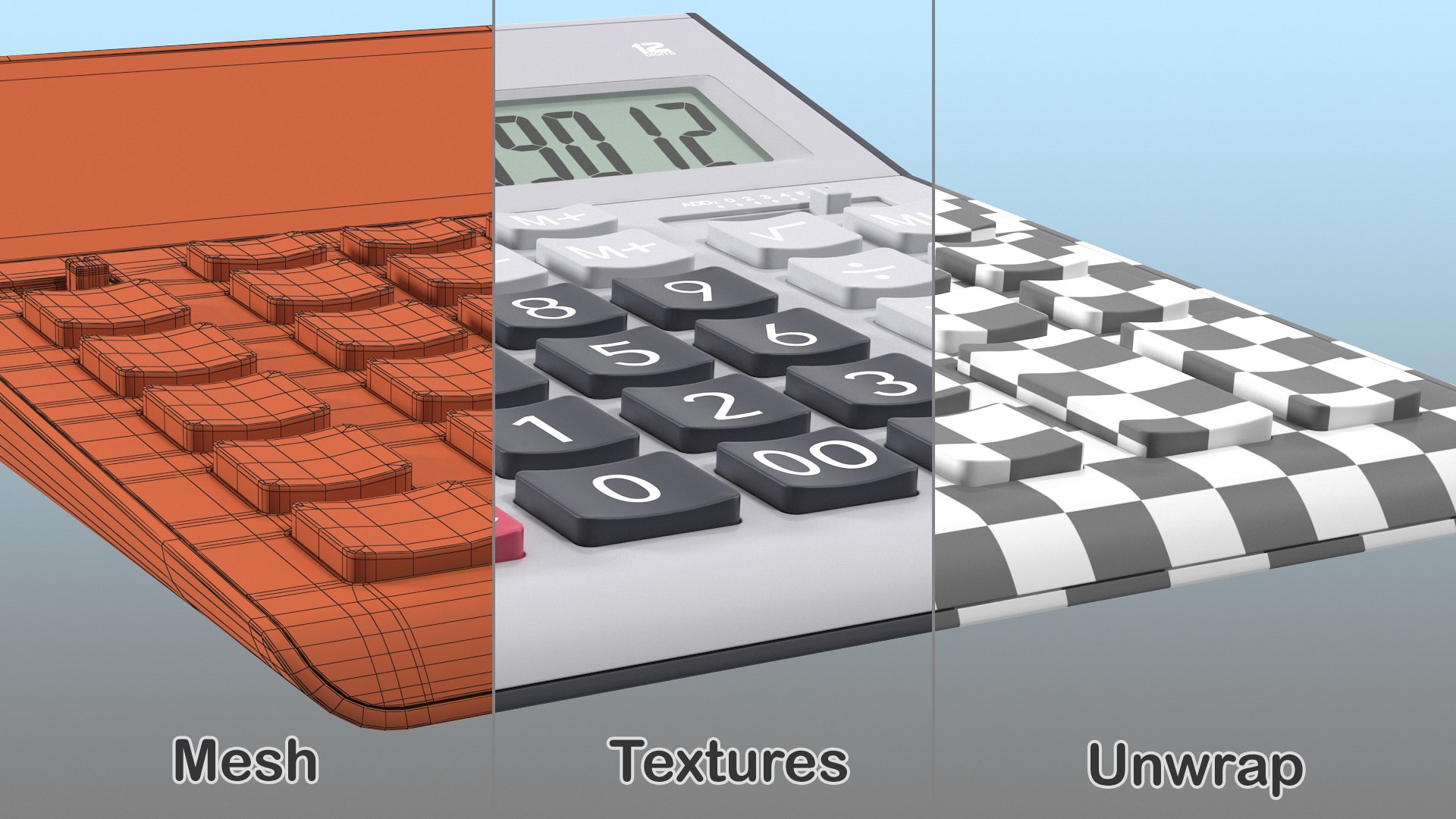 Grey Calculator Generic Model - TurboSquid 1467734