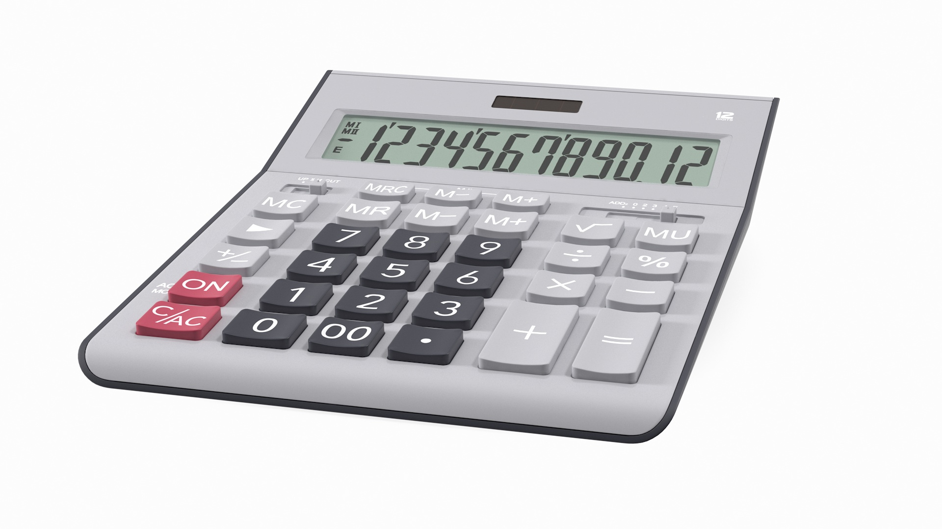 Grey Calculator Generic Model - TurboSquid 1467734