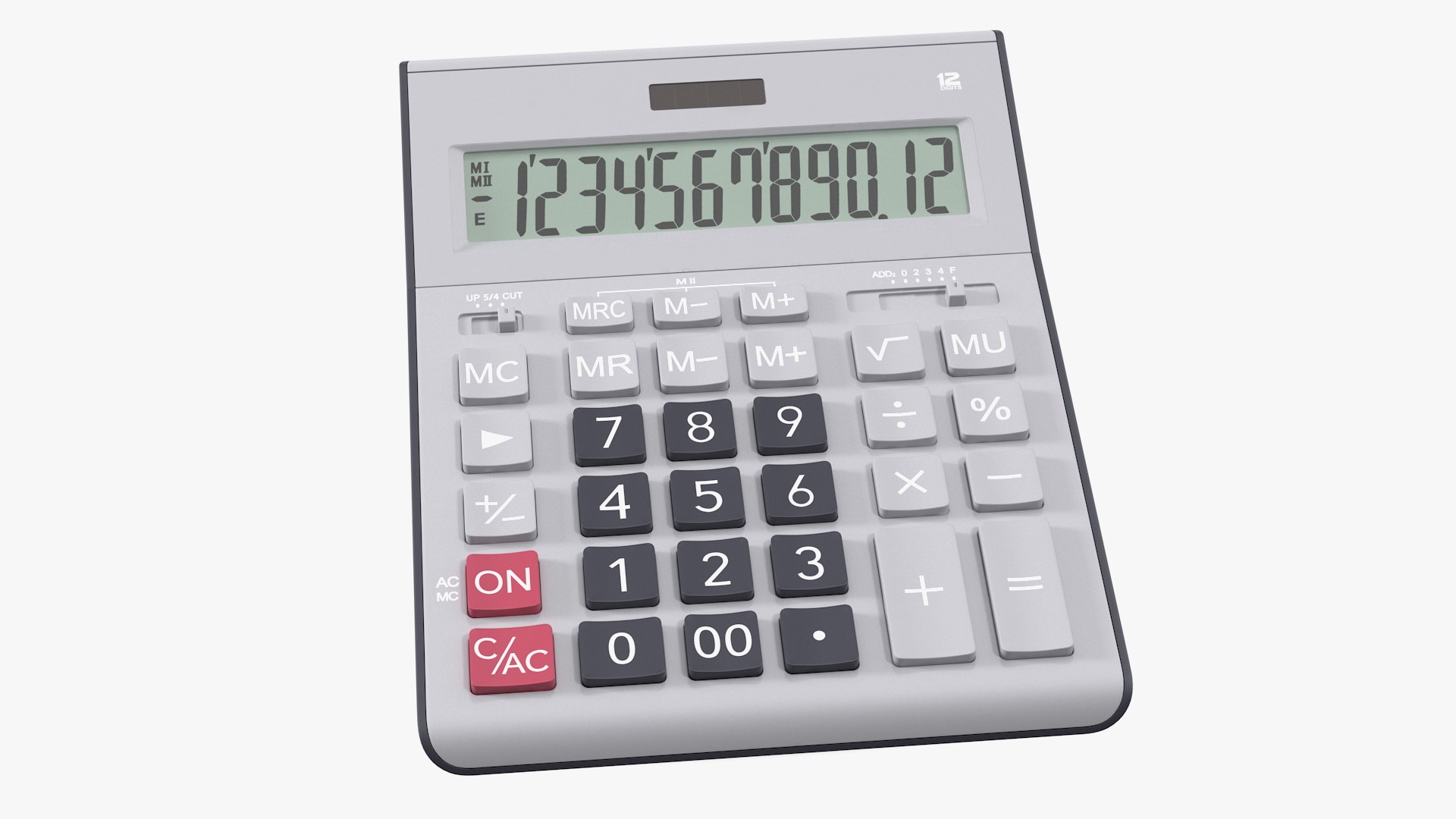Grey Calculator Generic Model - TurboSquid 1467734