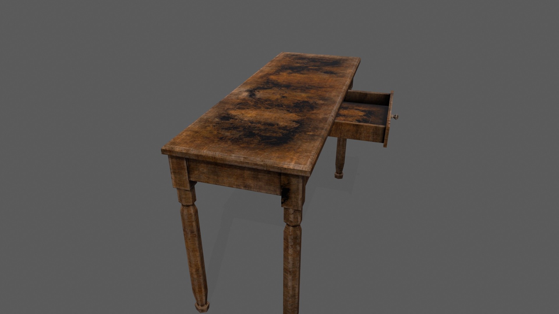 3D console table - TurboSquid 1282355