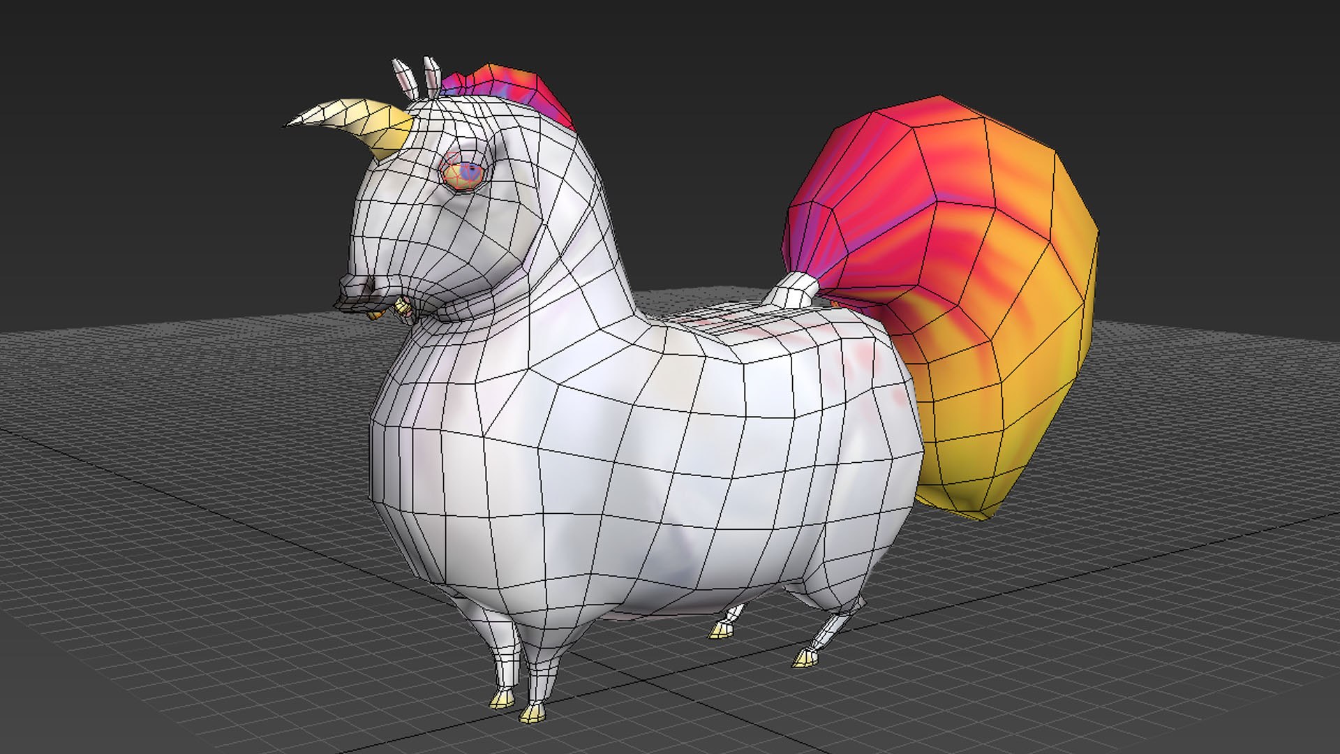 unicorn fat 3d x