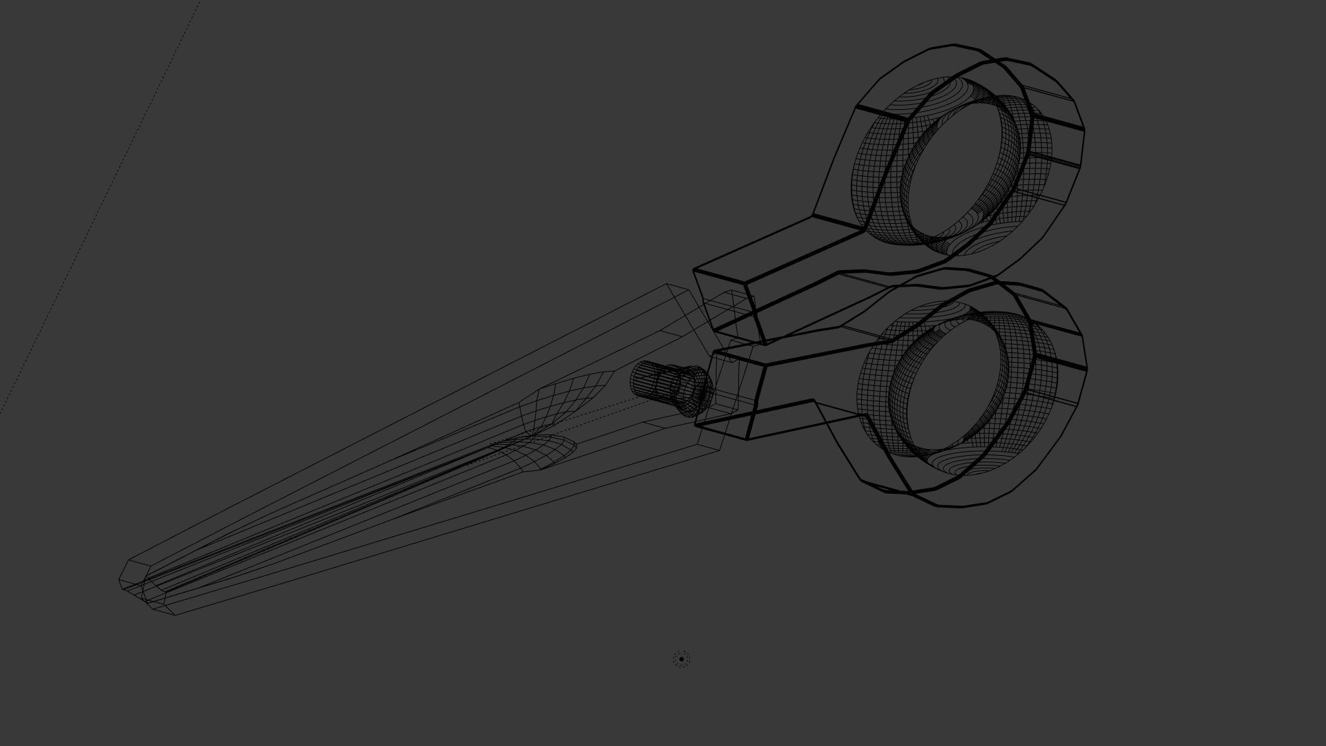 Simple Scissor 3D Model - TurboSquid 1159450