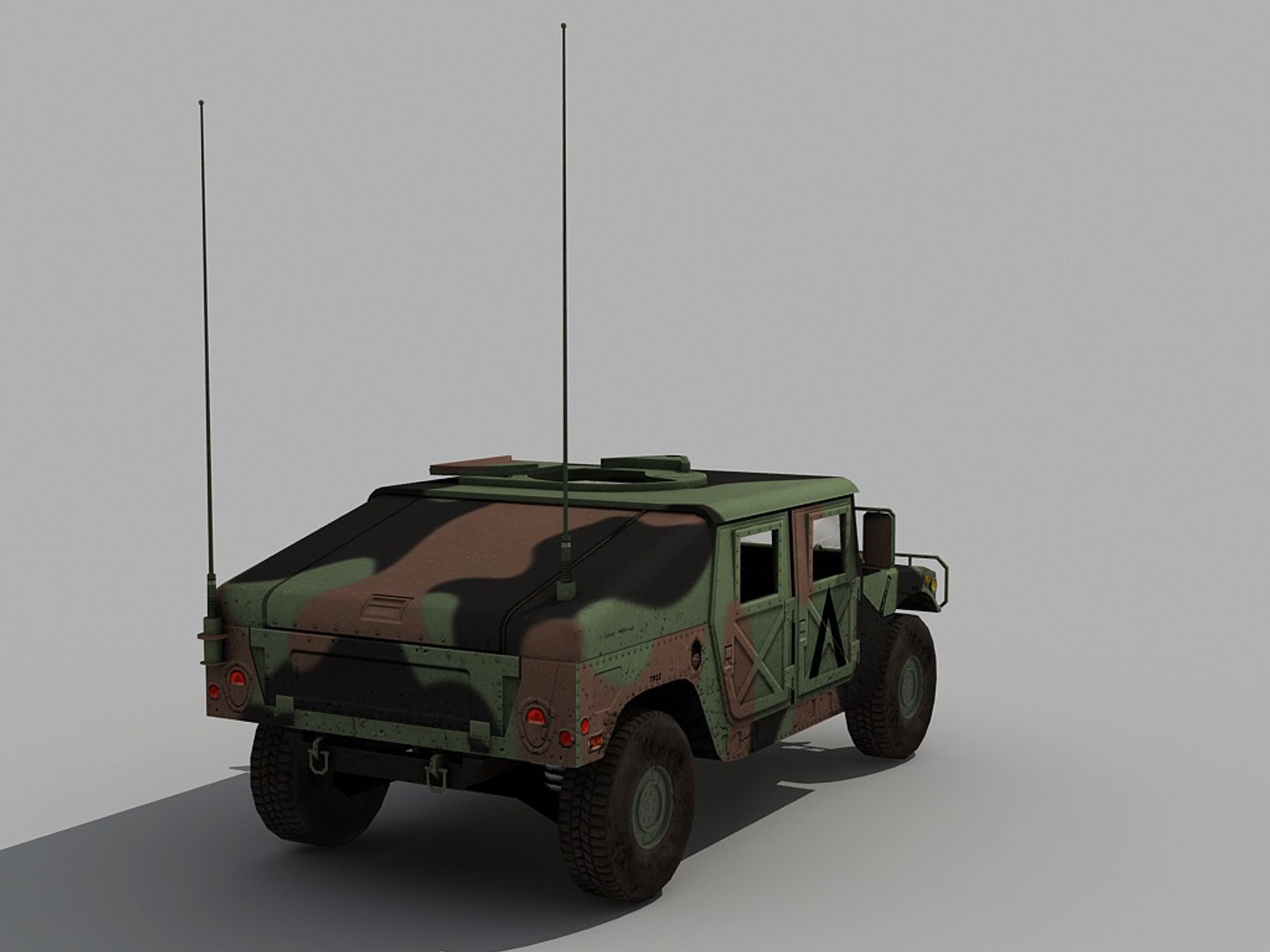 Military Humvee 3d 3ds