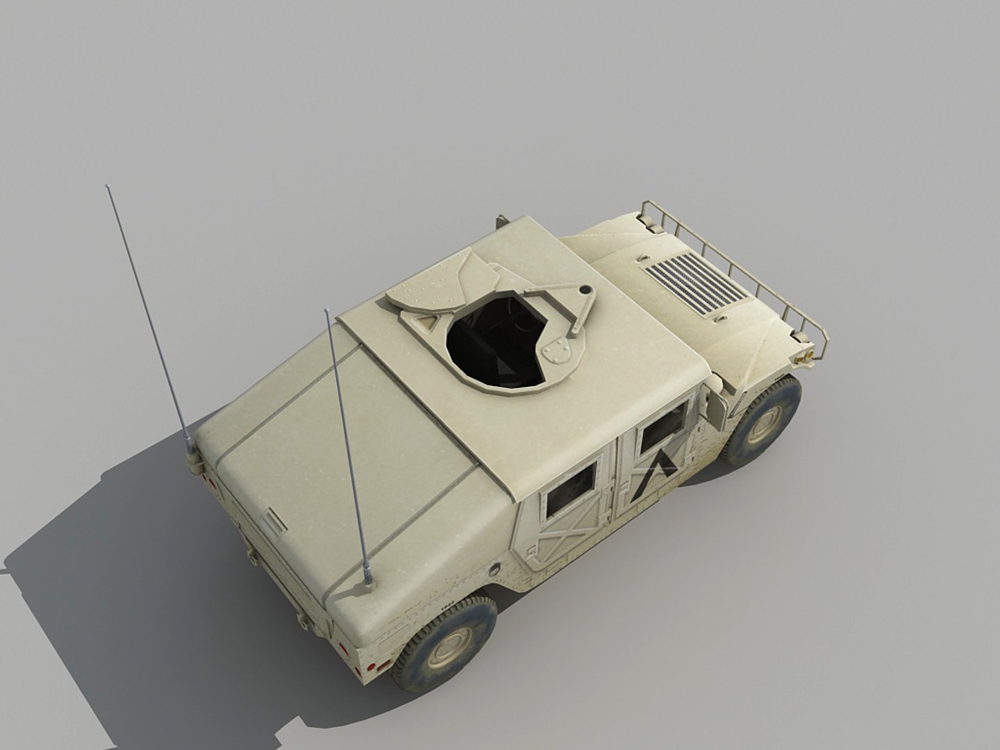 Military Humvee 3d 3ds