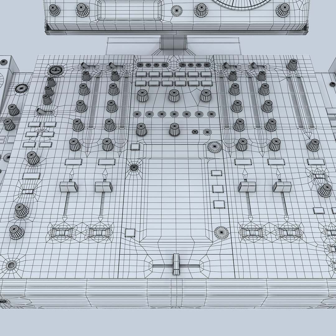 3d Pioneer Dj Setup Turntable Model