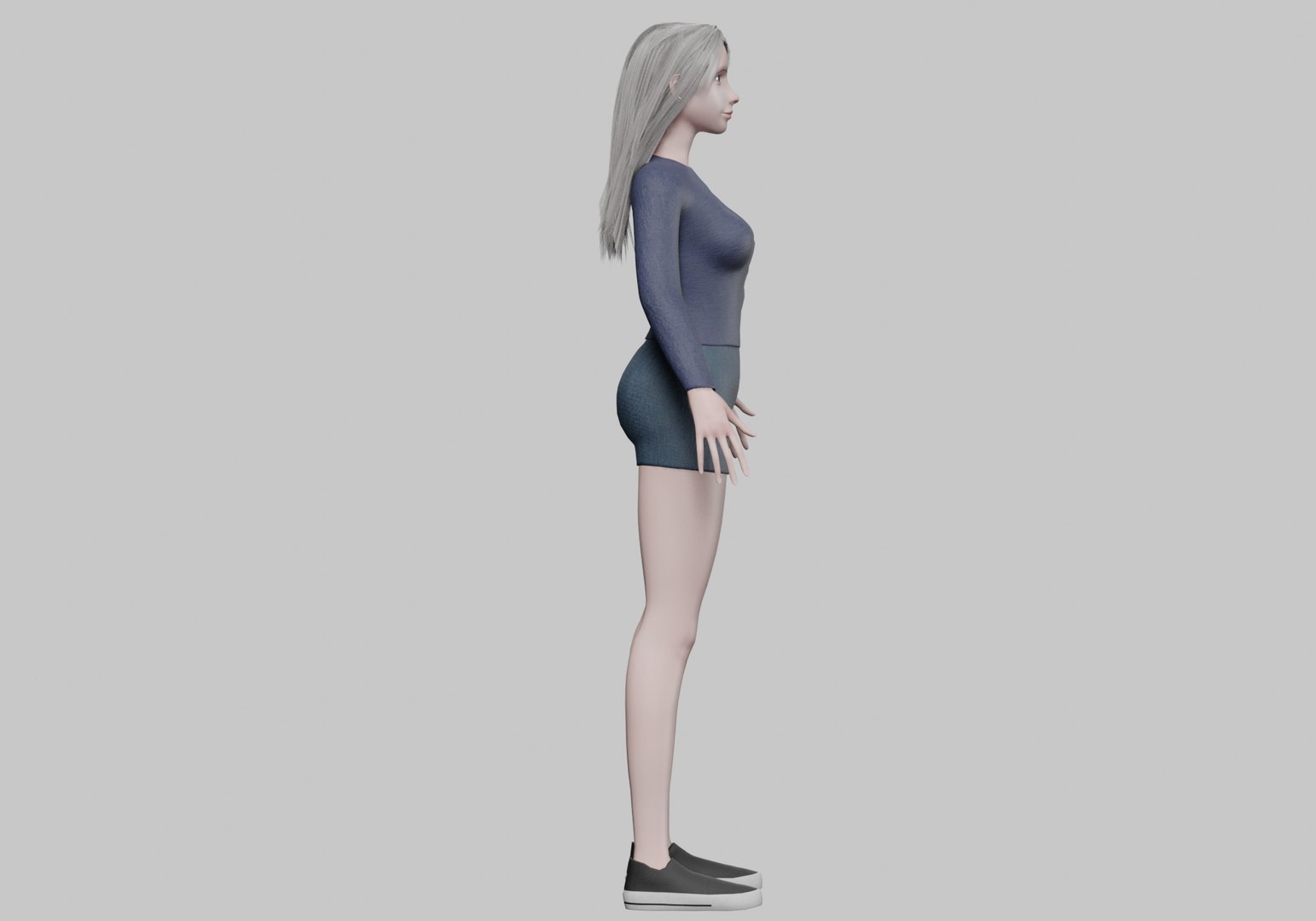 3D Cool Cute Woman V29847 - TurboSquid 2265561