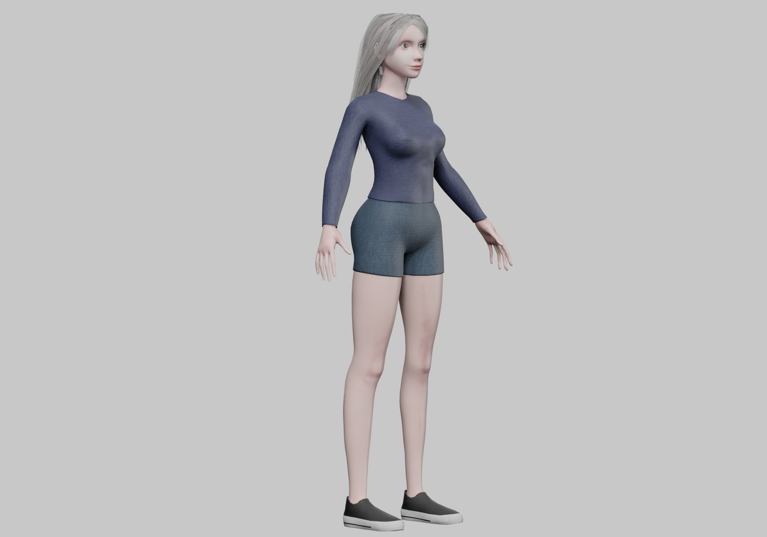 3D Cool Cute Woman V29847 - TurboSquid 2265561
