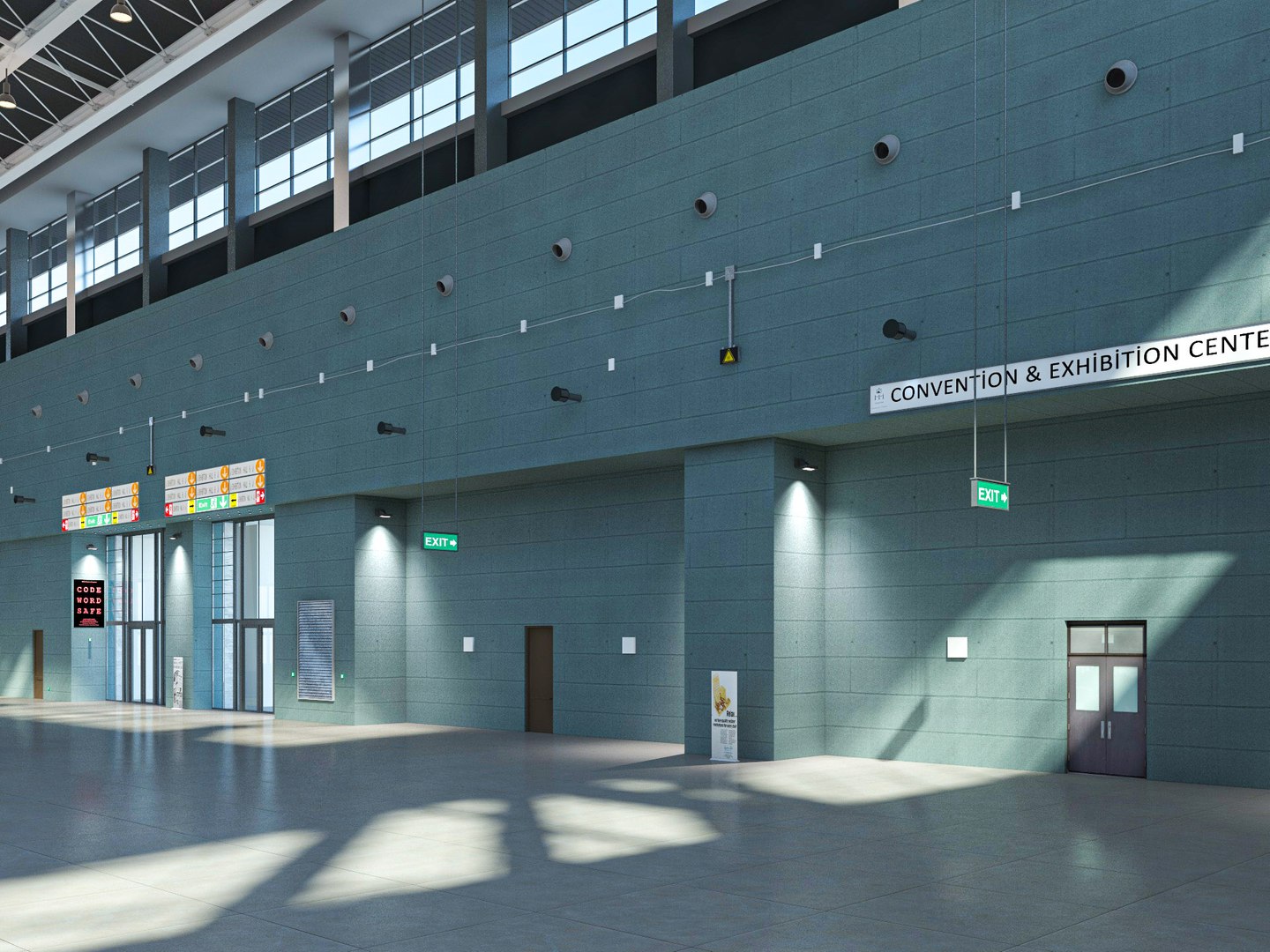 3D Exhibition Hall 6 3D Model - TurboSquid 2074966