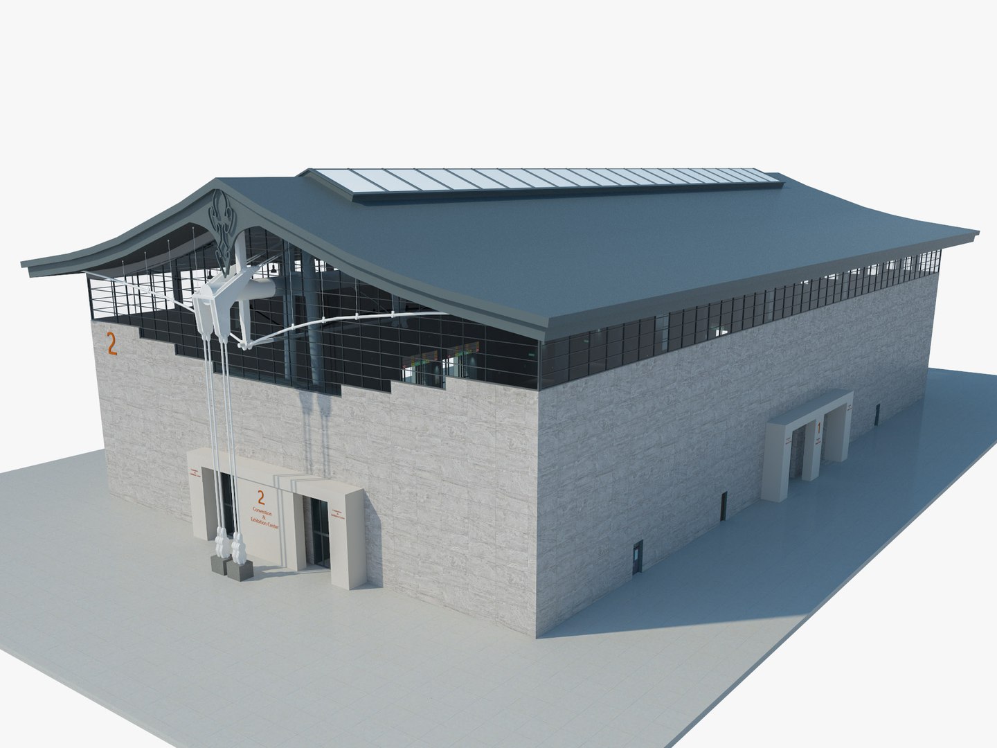 3D Exhibition Hall 6 3D Model - TurboSquid 2074966